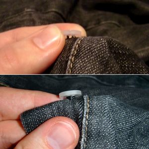 Jean Zipper to Button-fly : 4 Steps (with Pictures) - Instructables