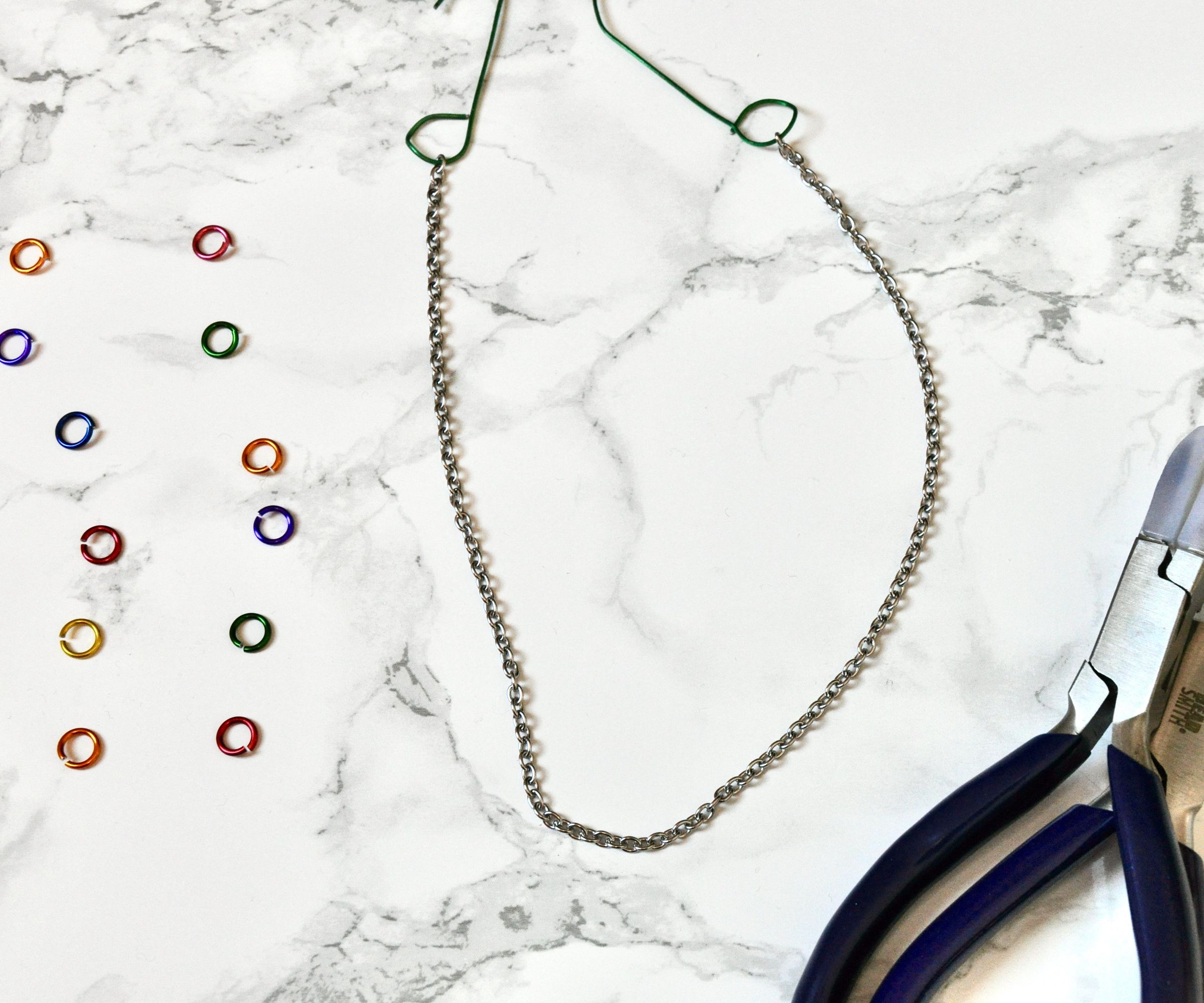 Layered Rainbow Jump Ring Necklace : 7 Steps (with Pictures ...
