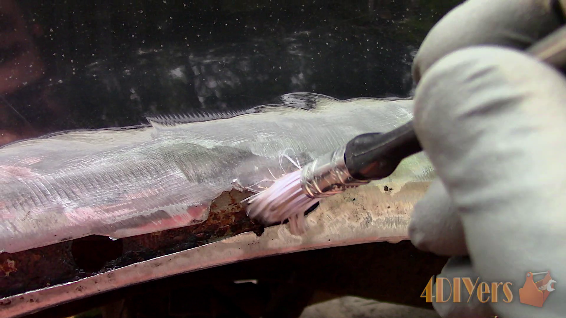 How to Fix Rust Holes on a Budget Using Fiberglass - NO WELDING : 10 ...