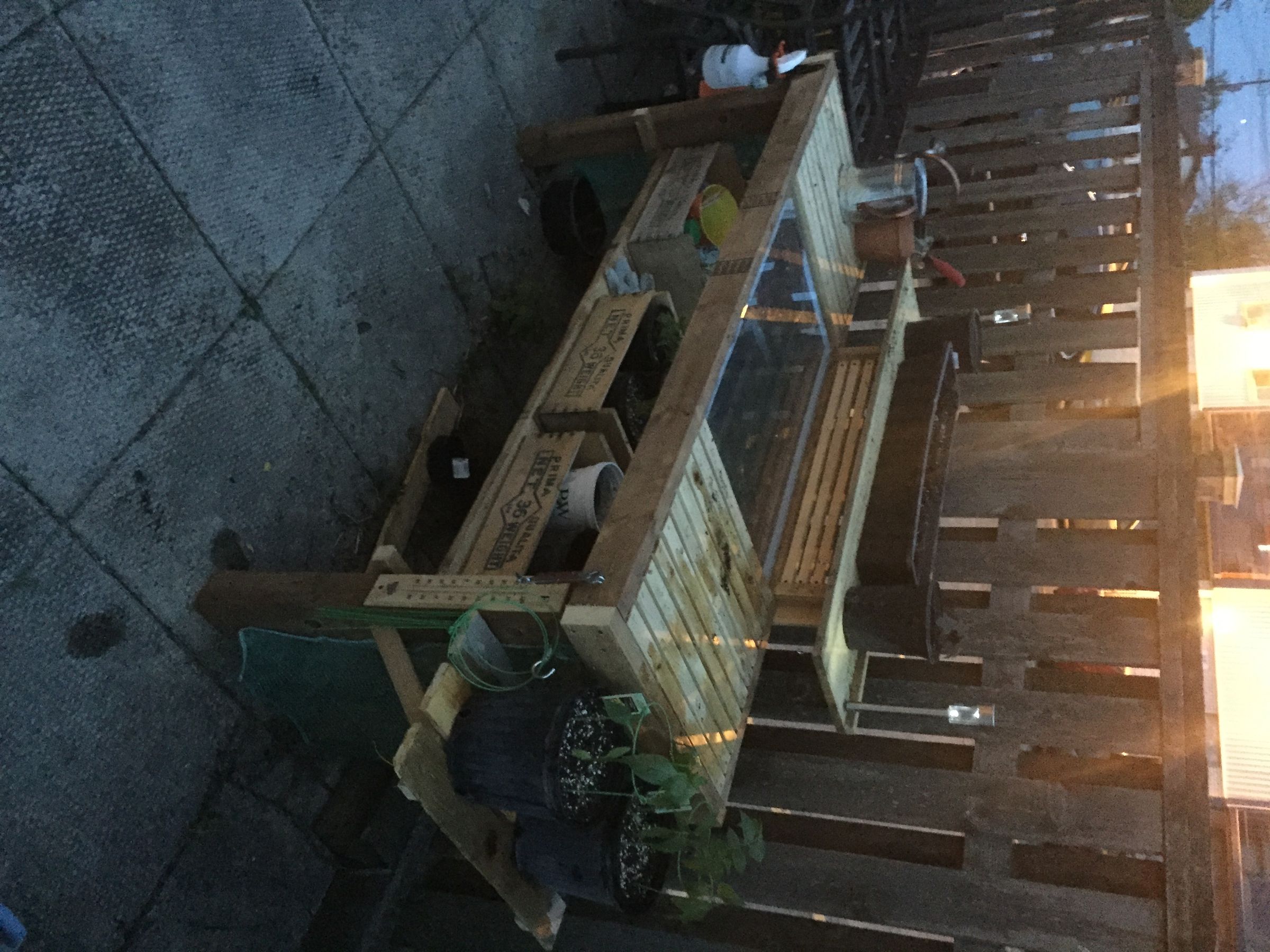 Planting Bench With Protected Growing Station : 3 Steps (with Pictures ...