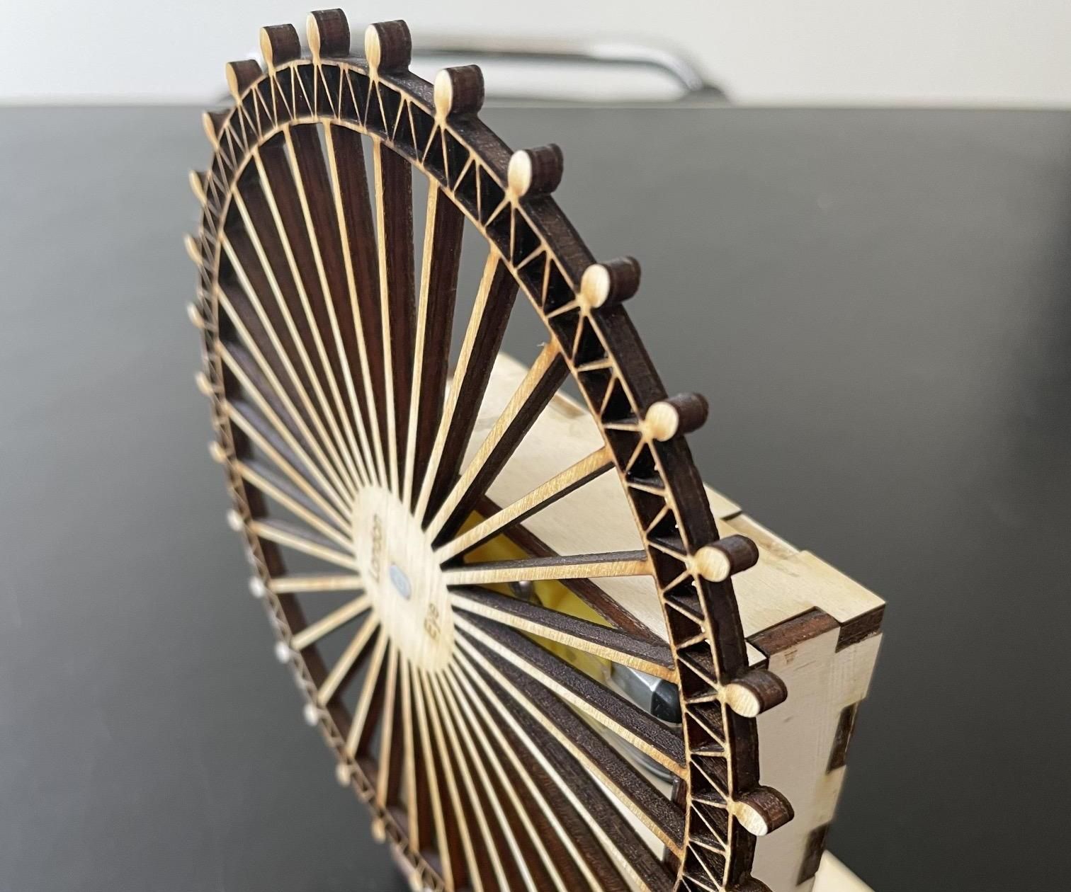 Rotating Miniature London Eye : 4 Steps (with Pictures) - Instructables