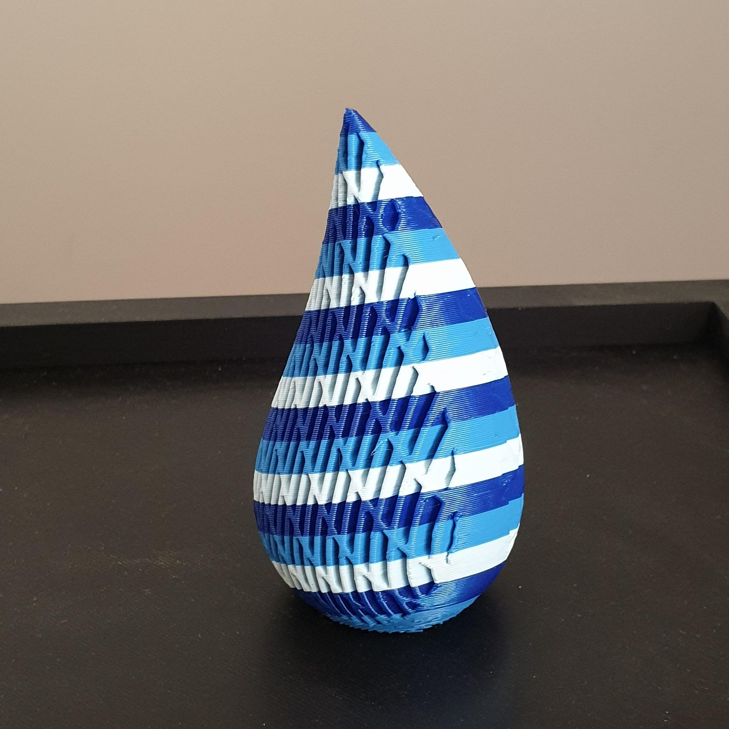 Blue Wavy Water Droplet Ornament : 5 Steps (with Pictures) - Instructables