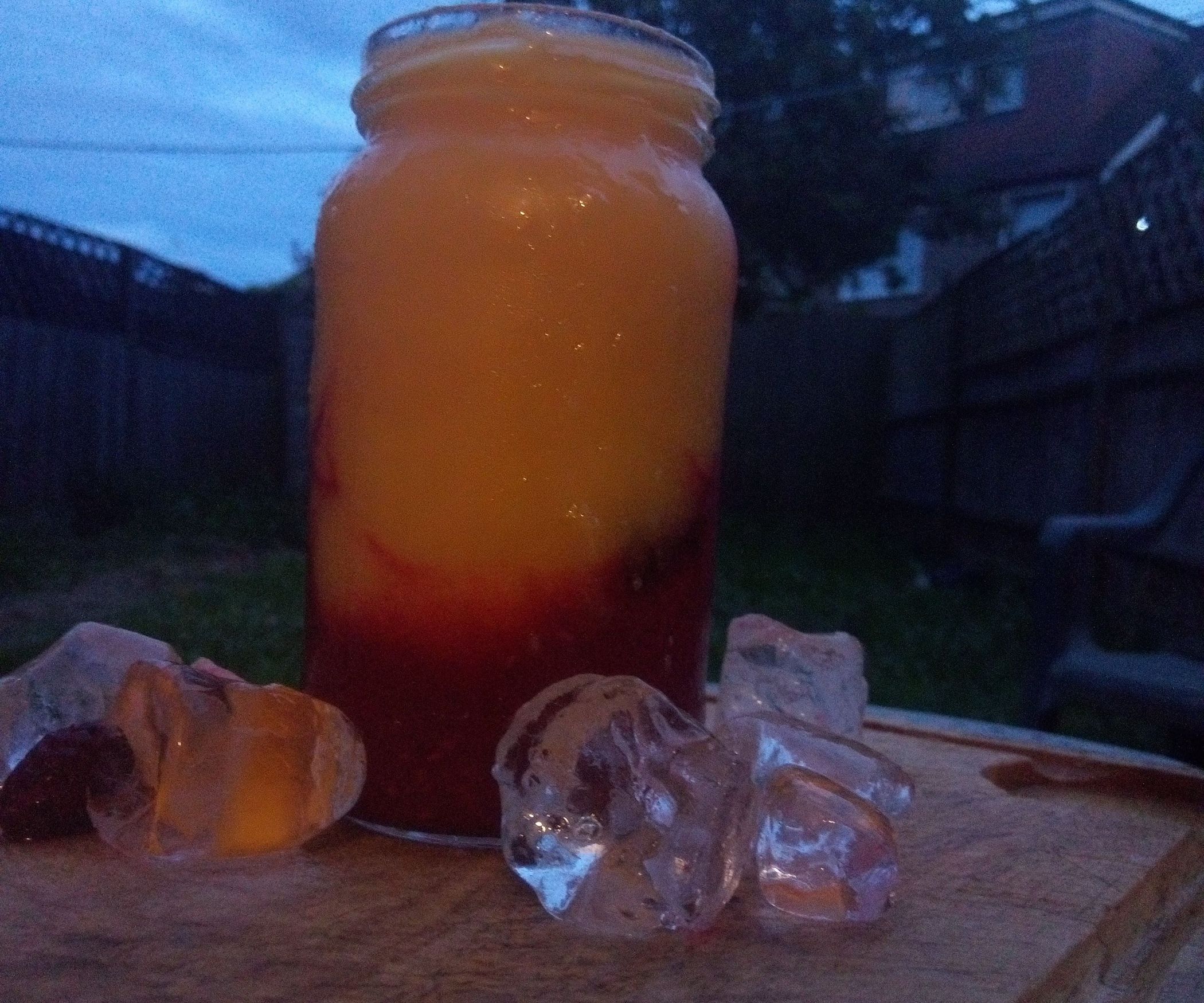 Mango and Raspberry Sorbet Sunset Jar : 3 Steps - Instructables