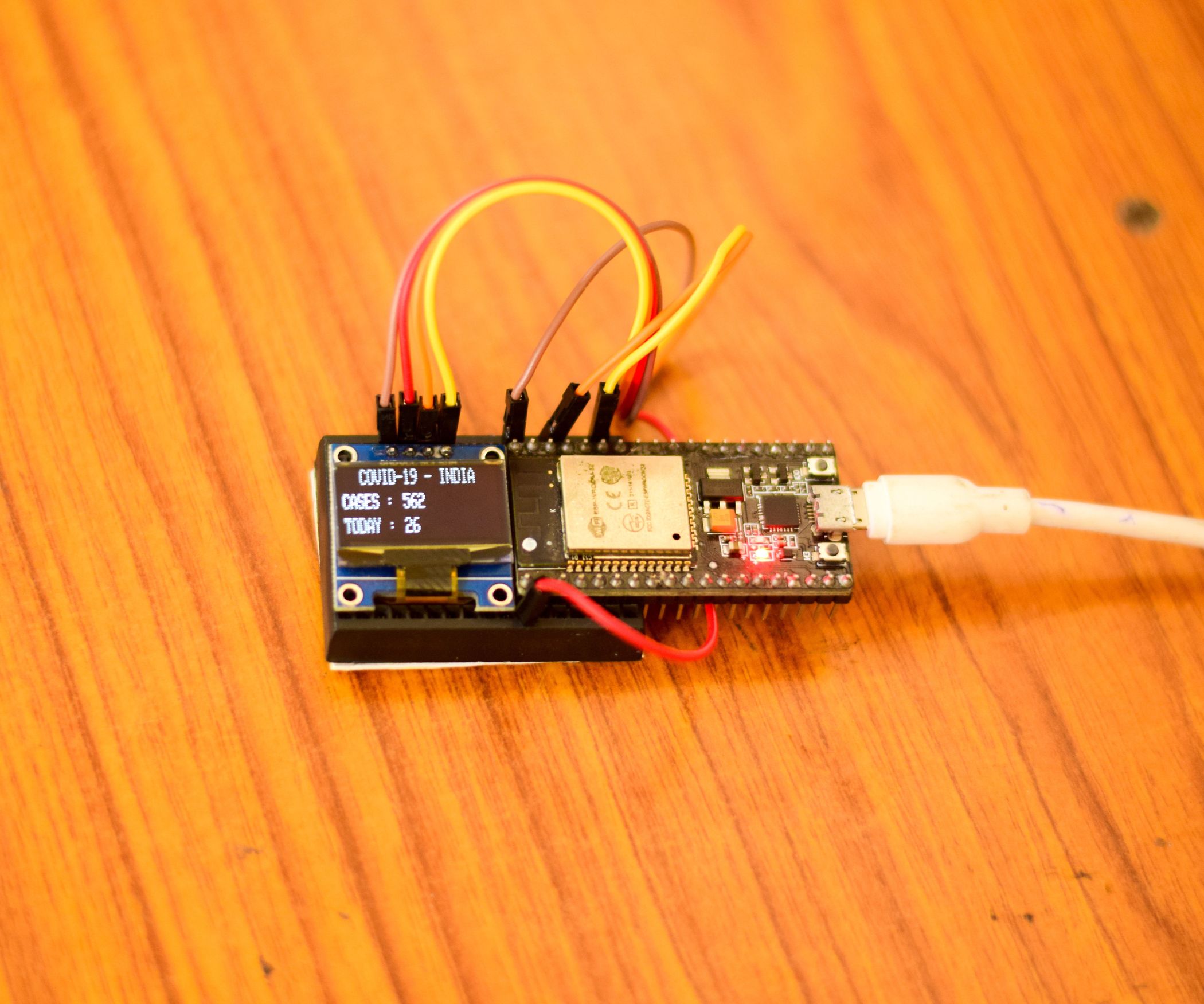 ESP32 COVID19 STATUS VIEWER : 4 Steps - Instructables