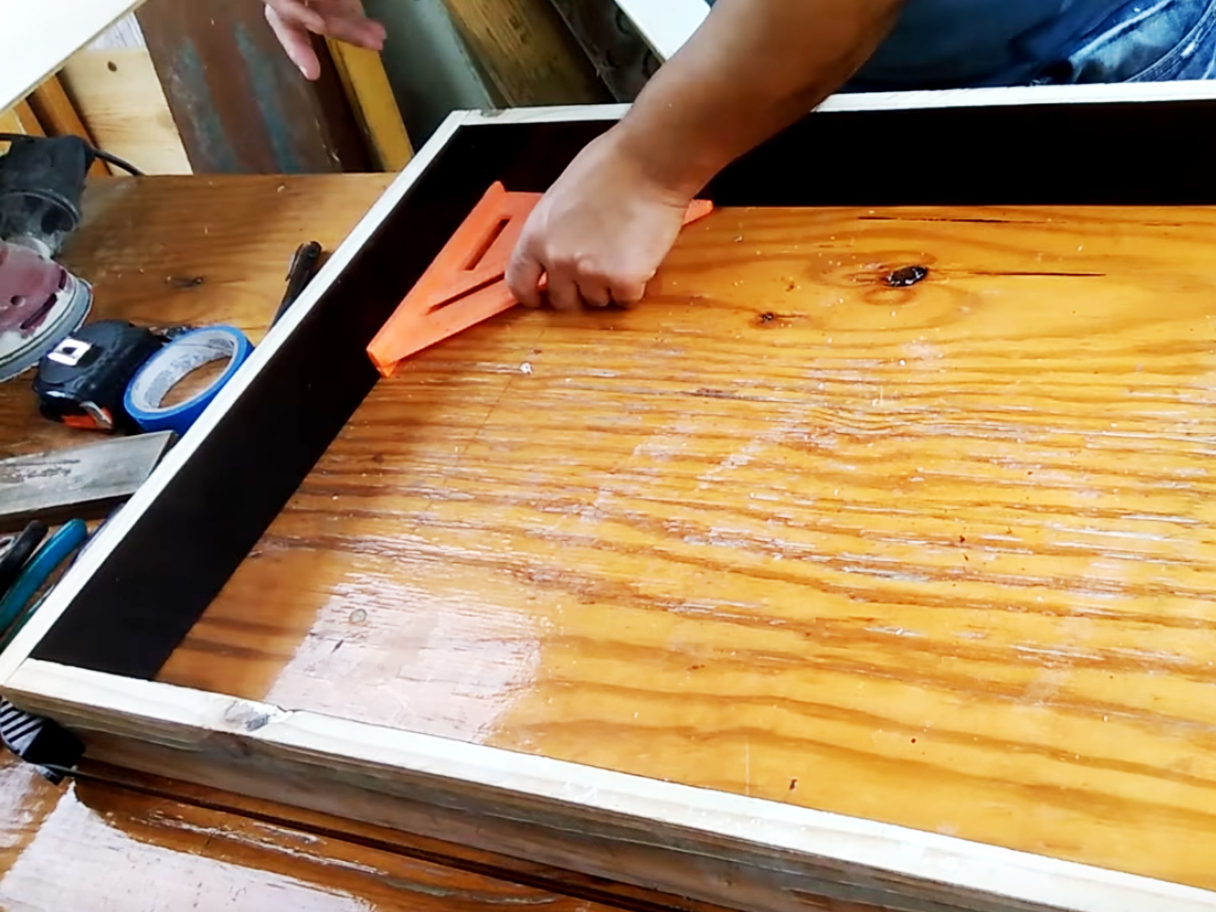 American Flag Concealed Gun Compartment That Hangs on Wall : 8 Steps ...