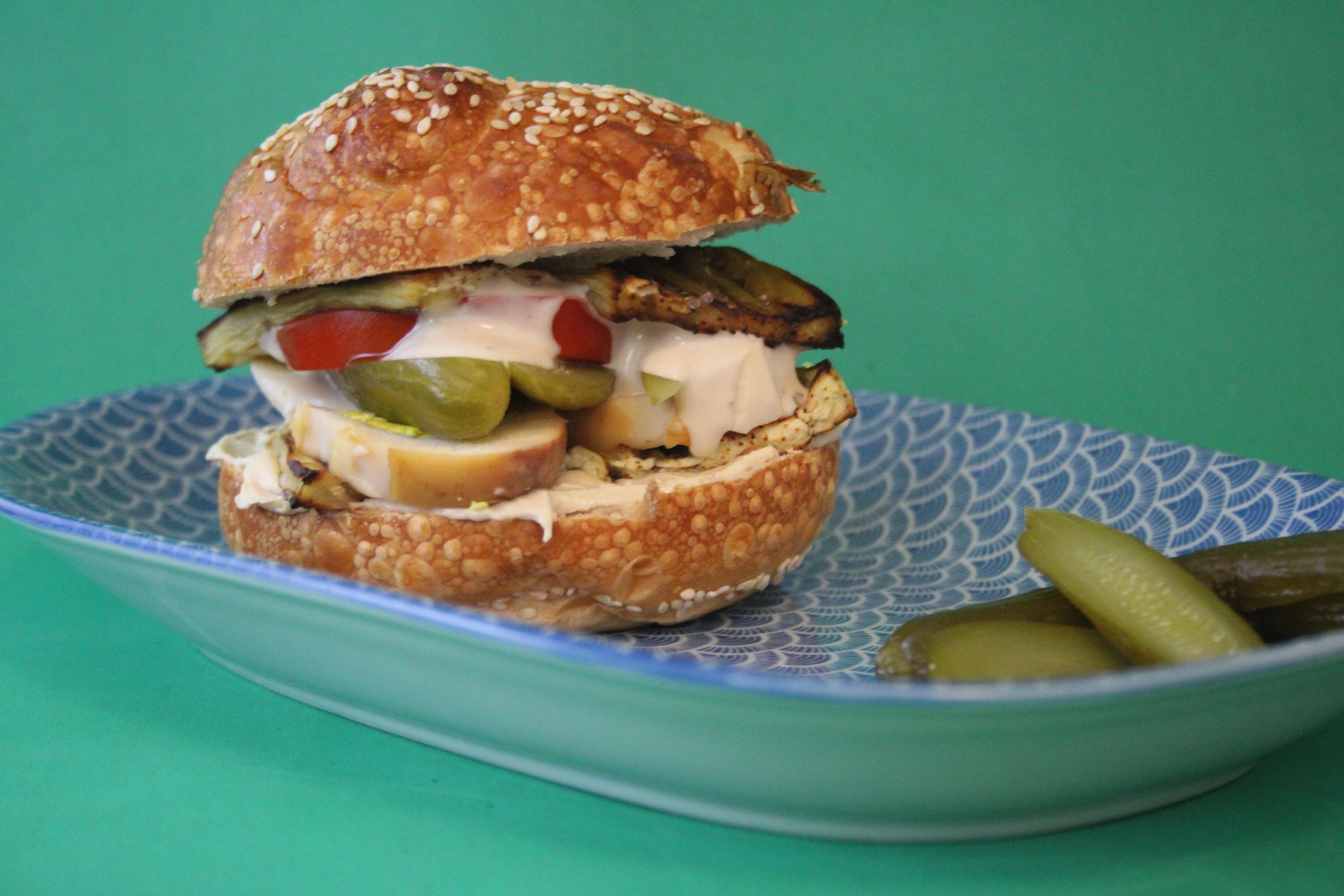 Sabich - Delicious Fried Eggplants & Caramelized Eggs Sandwich ...