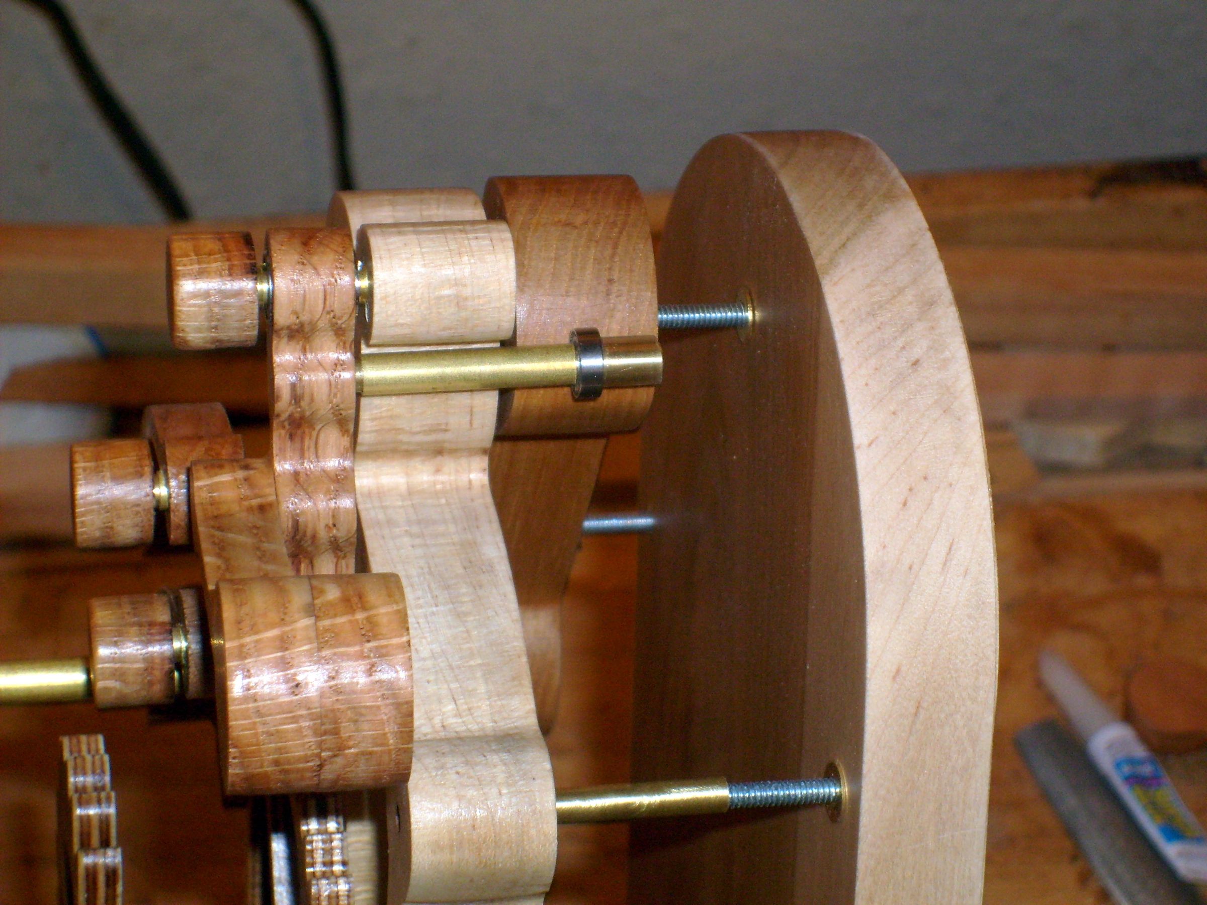 A Wood Gear Clock With a Unique Drive Mechanism : 34 Steps (with ...