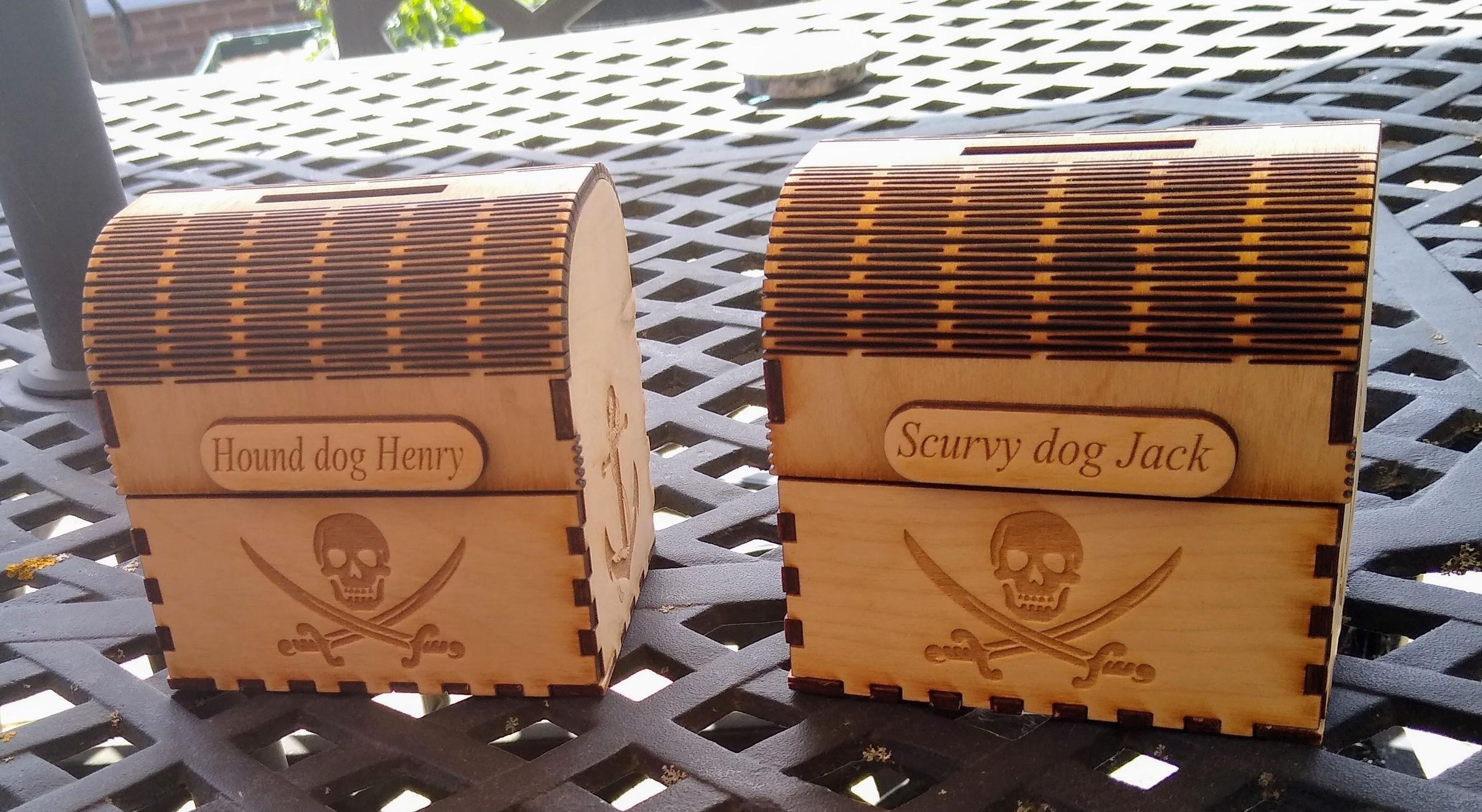 Laser Cut Treasure Chest Money Box : 9 Steps (with Pictures ...