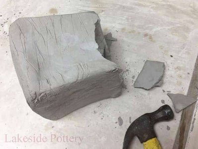 How to Reconstitute and Recycle Bone Dry Block of Clay and Reclaiming ...