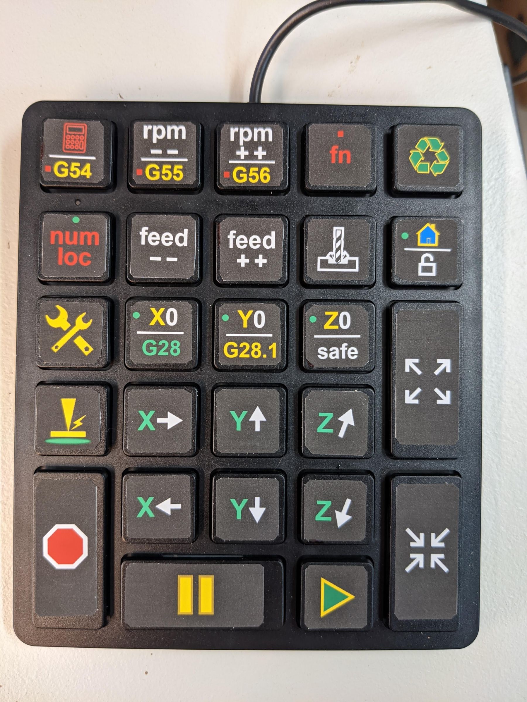 USB Pendant for Universal Gcode Sender (UGS) for CNC Machining : 11 ...