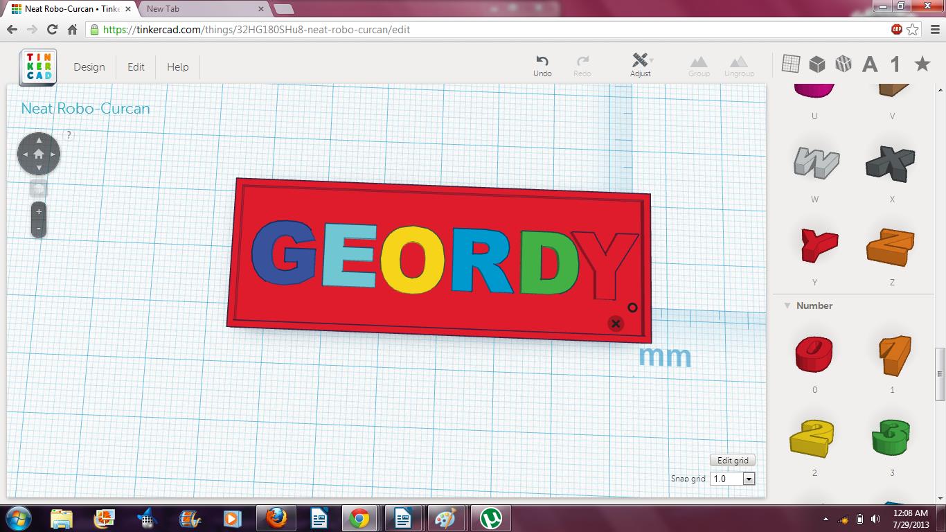 Easiest 3D Name Tag, Using Tinkercad : 6 Steps (with Pictures ...