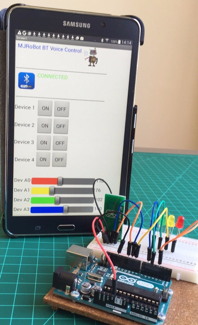 Connecting Stuff Via Bluetooth Android Arduino 6 Steps With Pictures Instructables