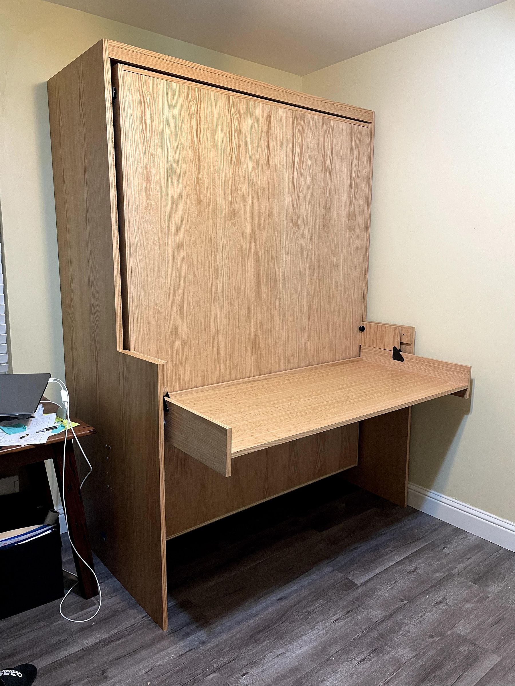 DIY Murphy Bed + Desk (AKA Hidden Bed) : 18 Steps (with Pictures ...