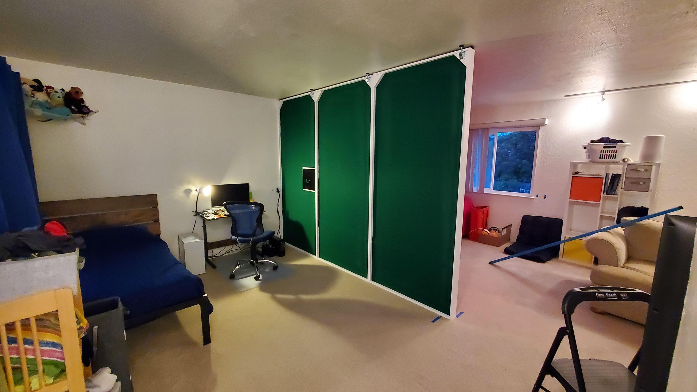 Lightweight Room Dividers, a Temporary Wall for Renters : 13 Steps ...