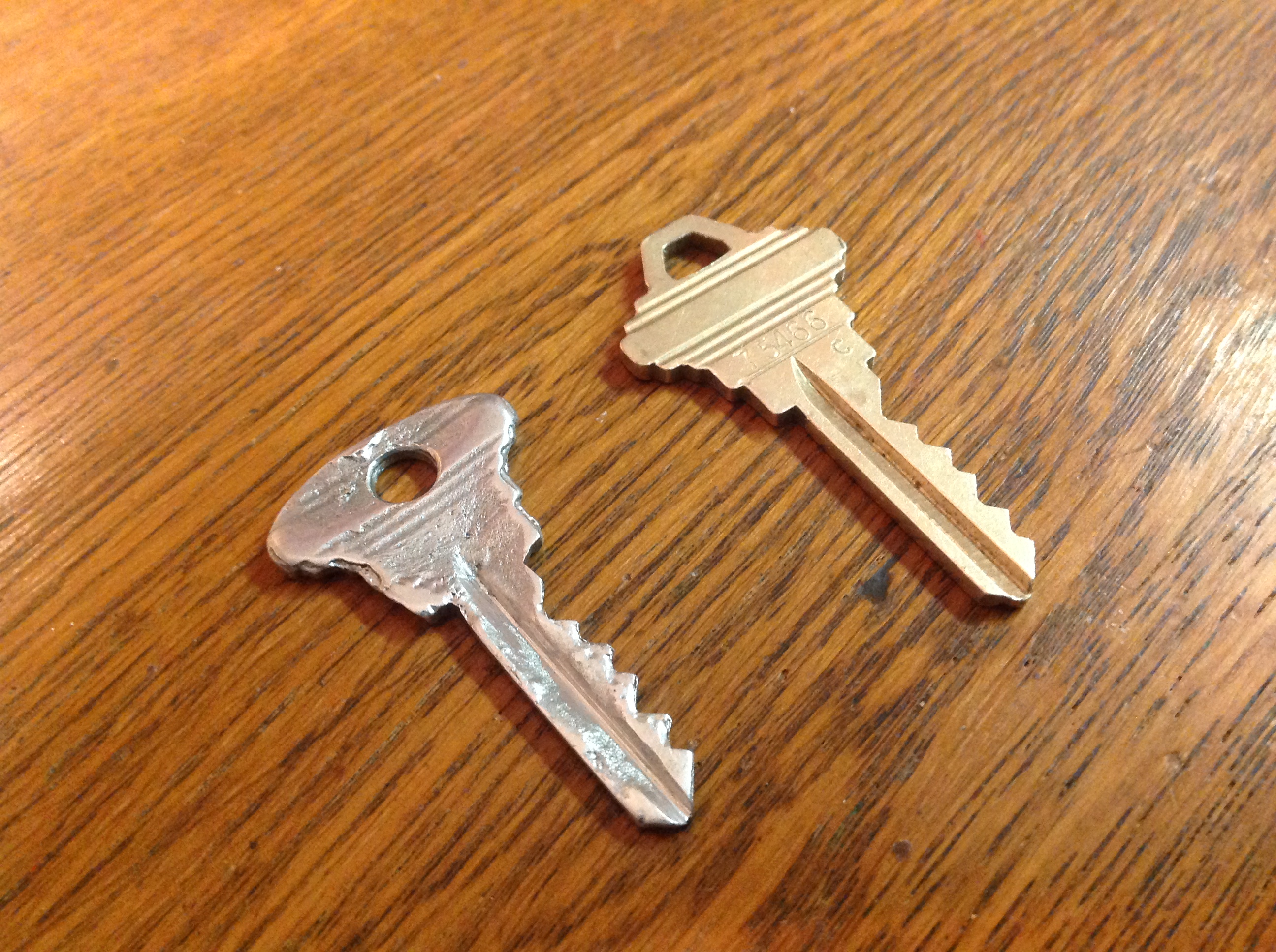 Copy a Key by Casting! : 9 Steps (with Pictures) - Instructables