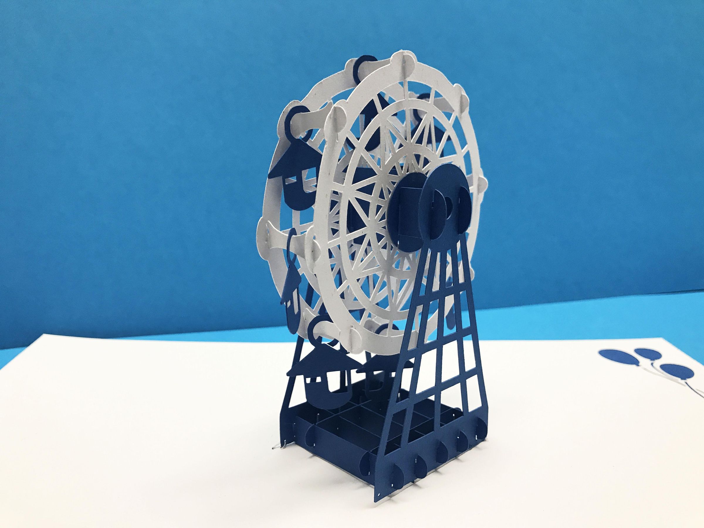 Rotatable Ferris Wheel Pop-Up Card : 9 Steps (with Pictures ...