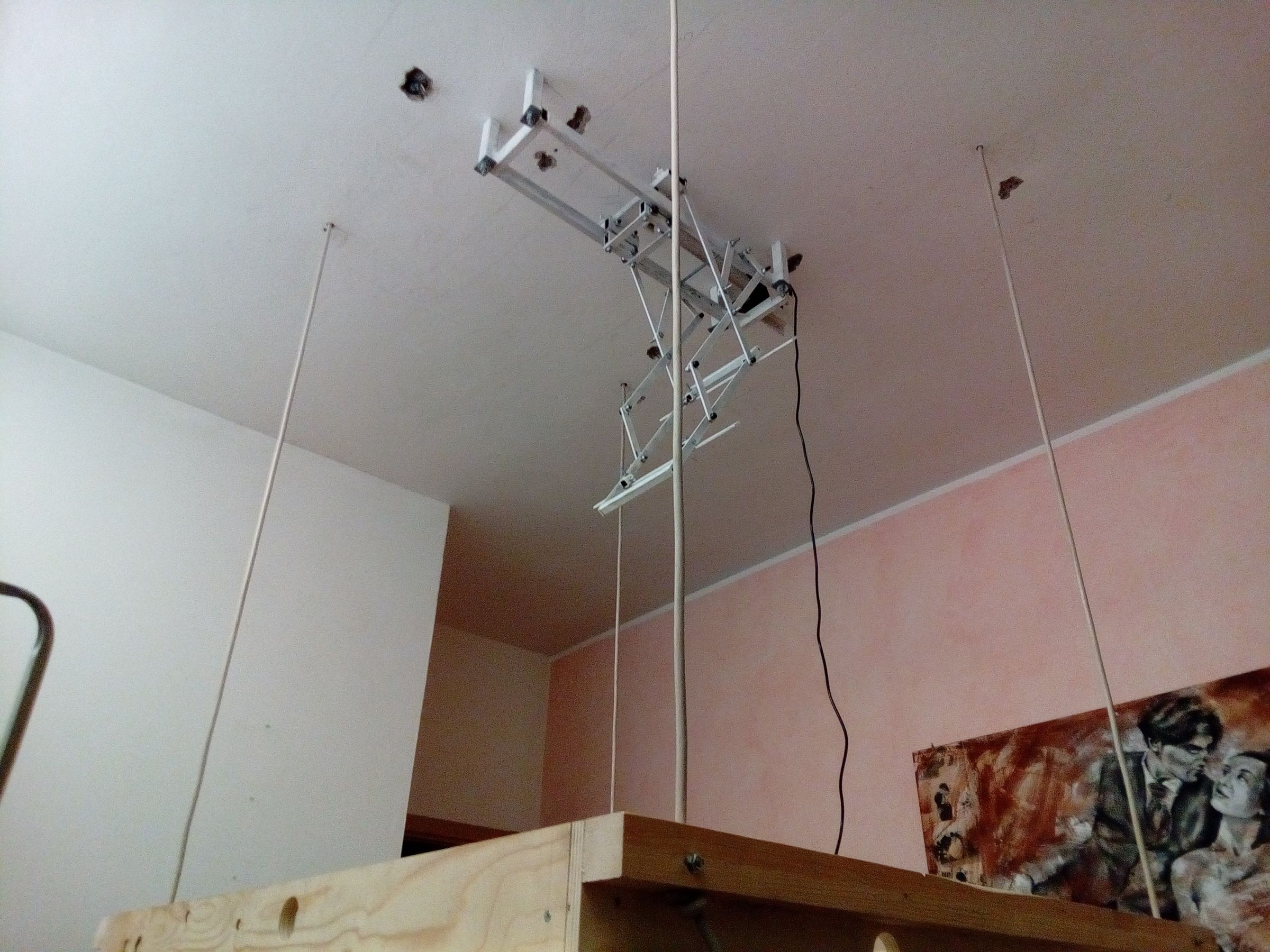 TV LCD 48" Motorized Lift Down Ceiling System : 13 Steps (with Pictures ...
