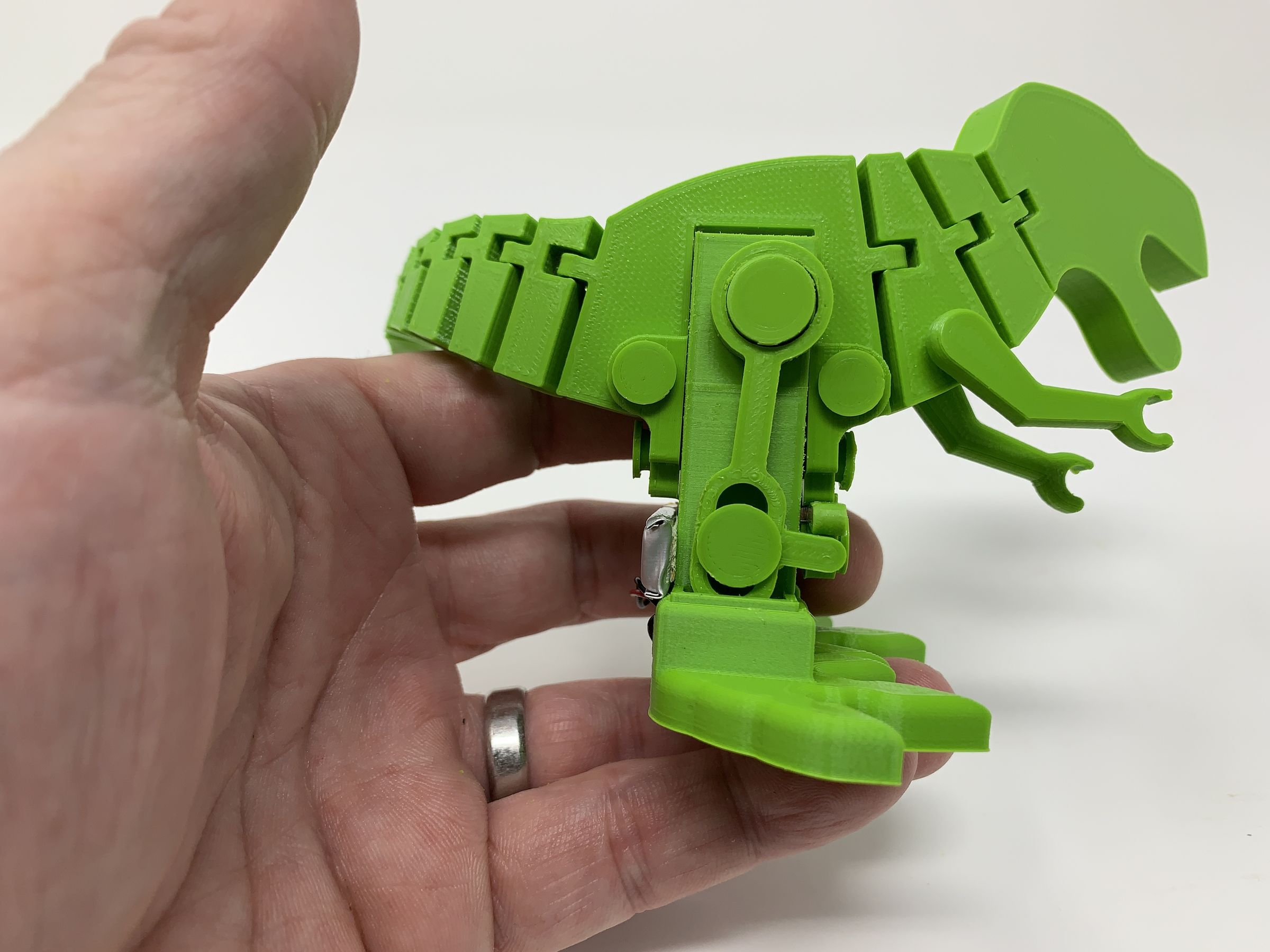 Motorized, Articulated T Rex(ish) Pin Walker : 7 Steps (with Pictures) - Instructables