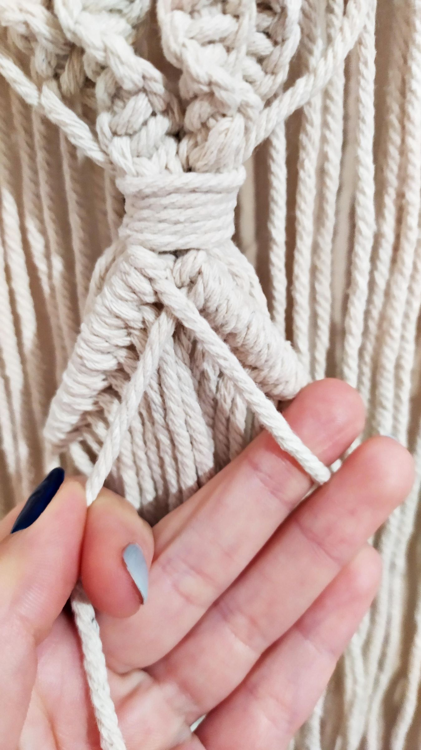 Macrame Fish Wall Hanging Made From Rope Scraps : 15 Steps (with ...