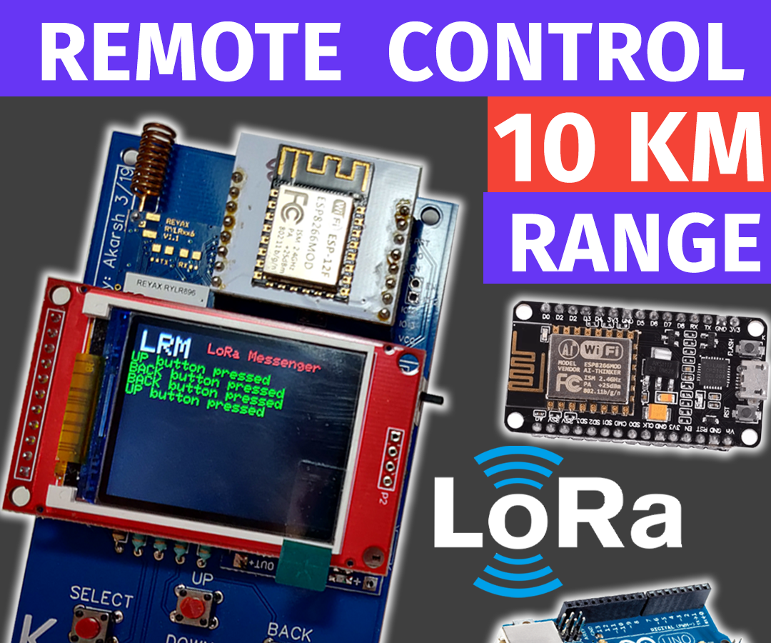 LoRa Based Remote Controller | Control Appliances From Large Distances ...