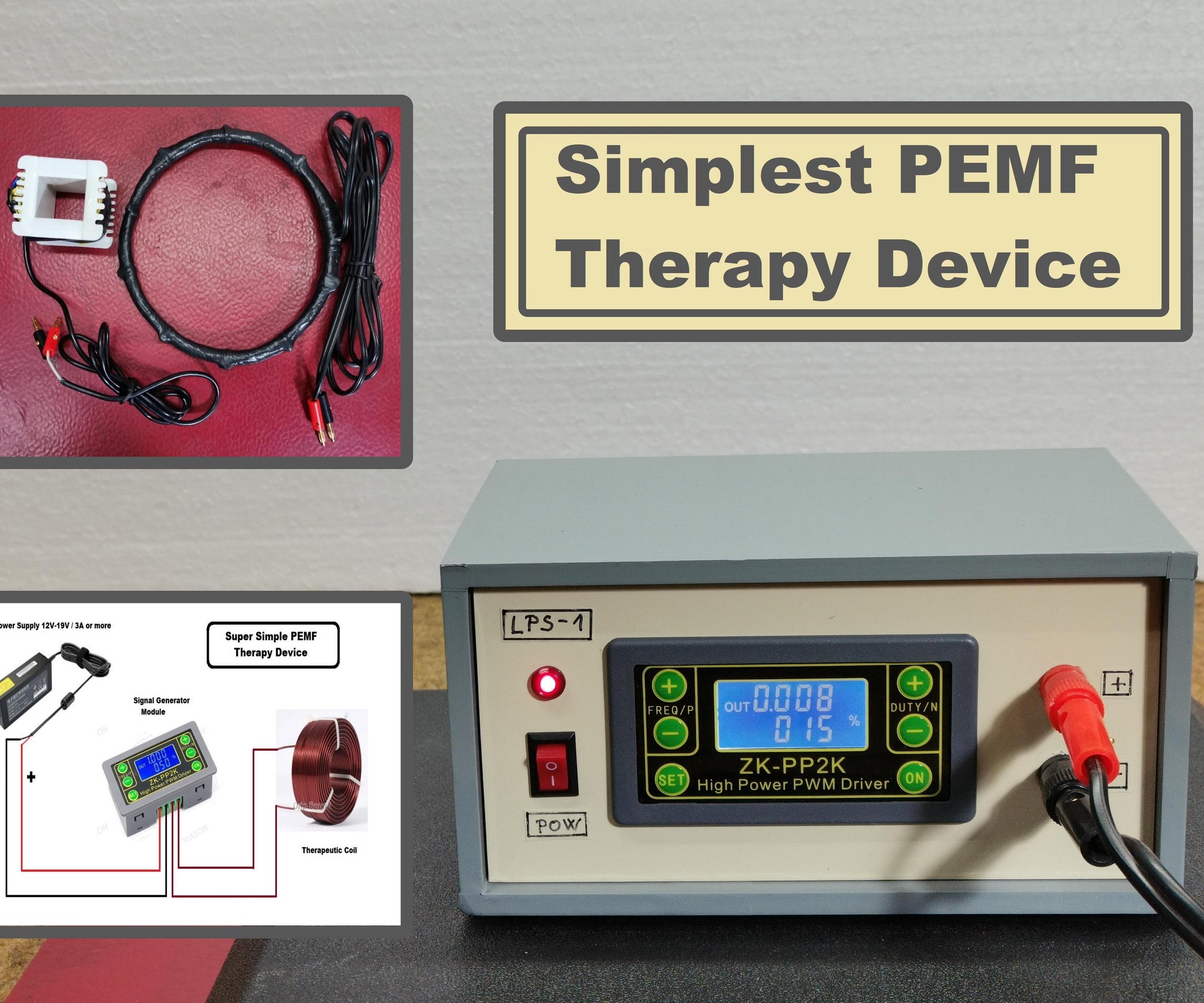 How to Build Simplest PEMF (Pulse Electomagnetic Field) Therapy Device ...