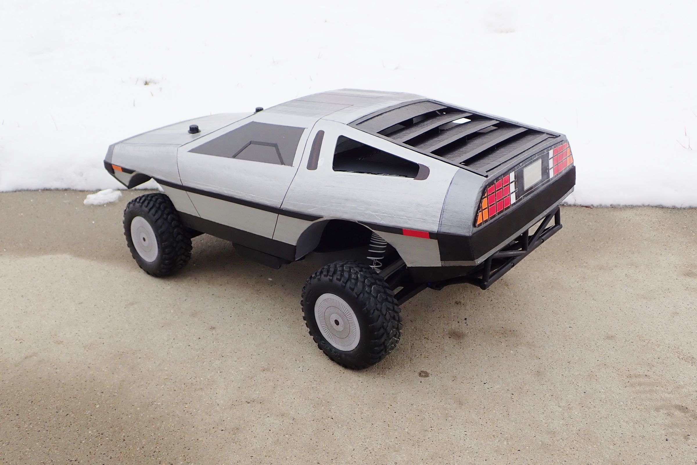 Make a Cardboard DeLorean RC Body : 16 Steps (with Pictures ...