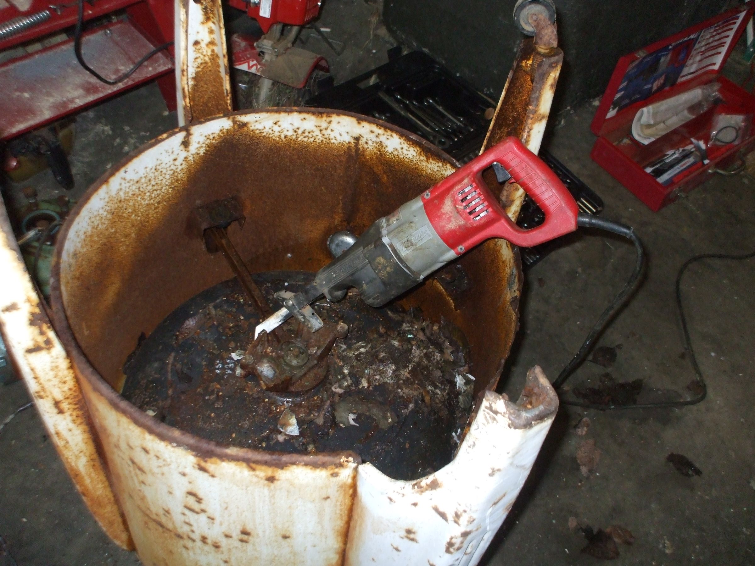 Building a Honey Extractor (using an 'antique' Washing Machine) : 15 ...