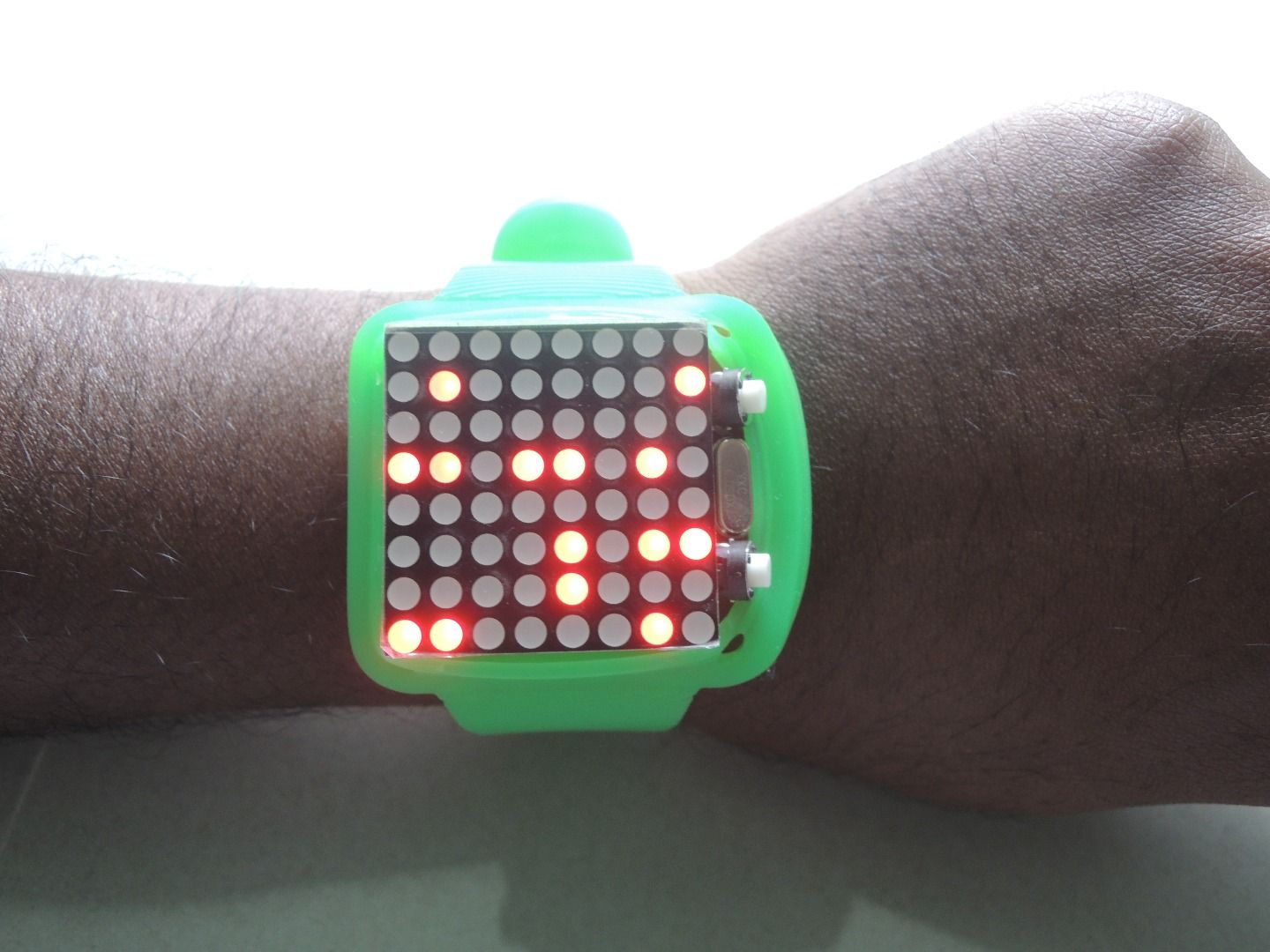 DIY Arduino Dot Matrix Wrist Watch : 13 Steps (with Pictures ...