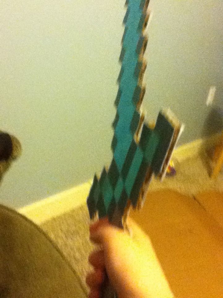Minecraft Sword Prop : 6 Steps - Instructables