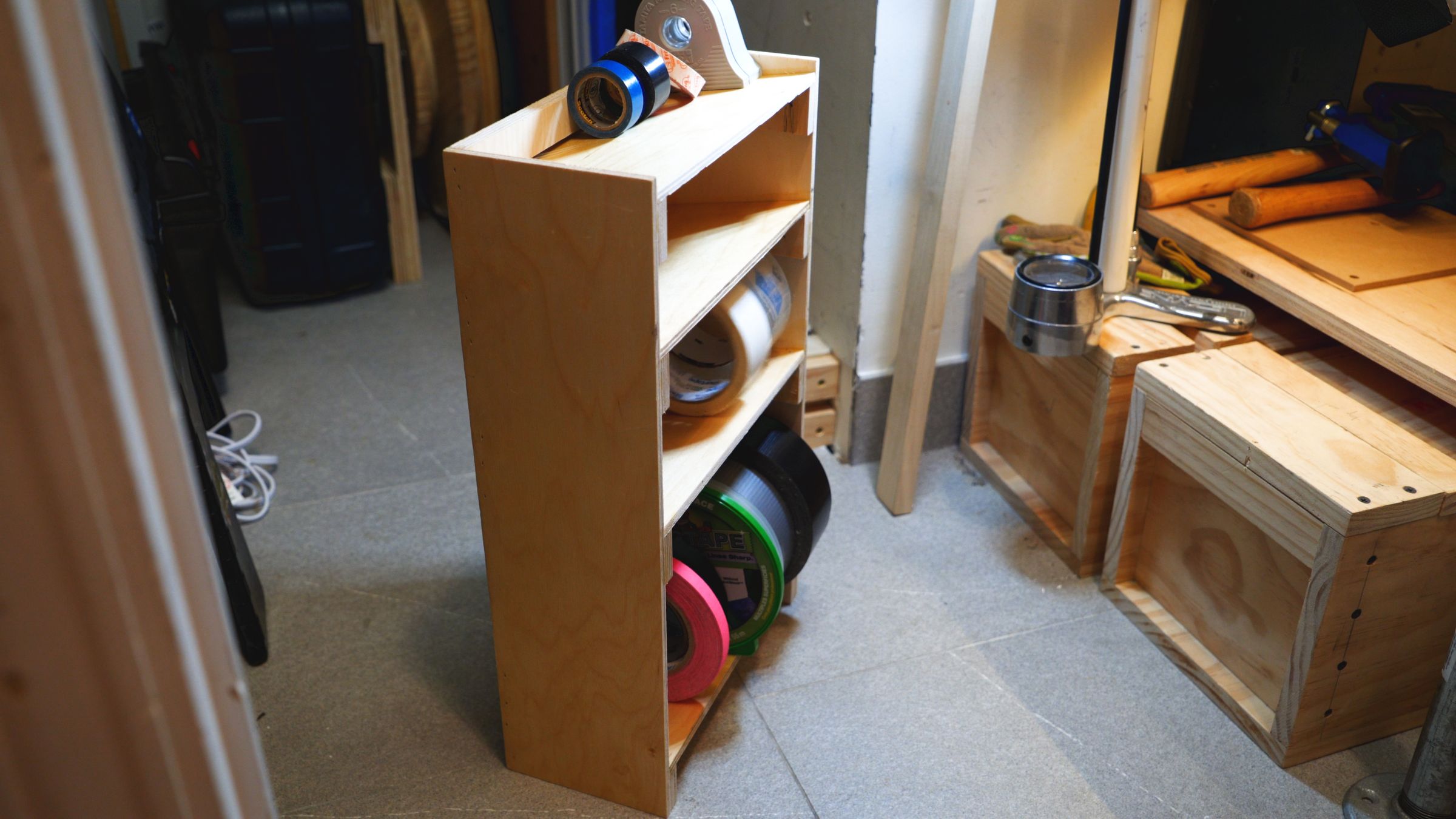 Super Simple Tape-Roll Storage Rack : 10 Steps (with Pictures ...
