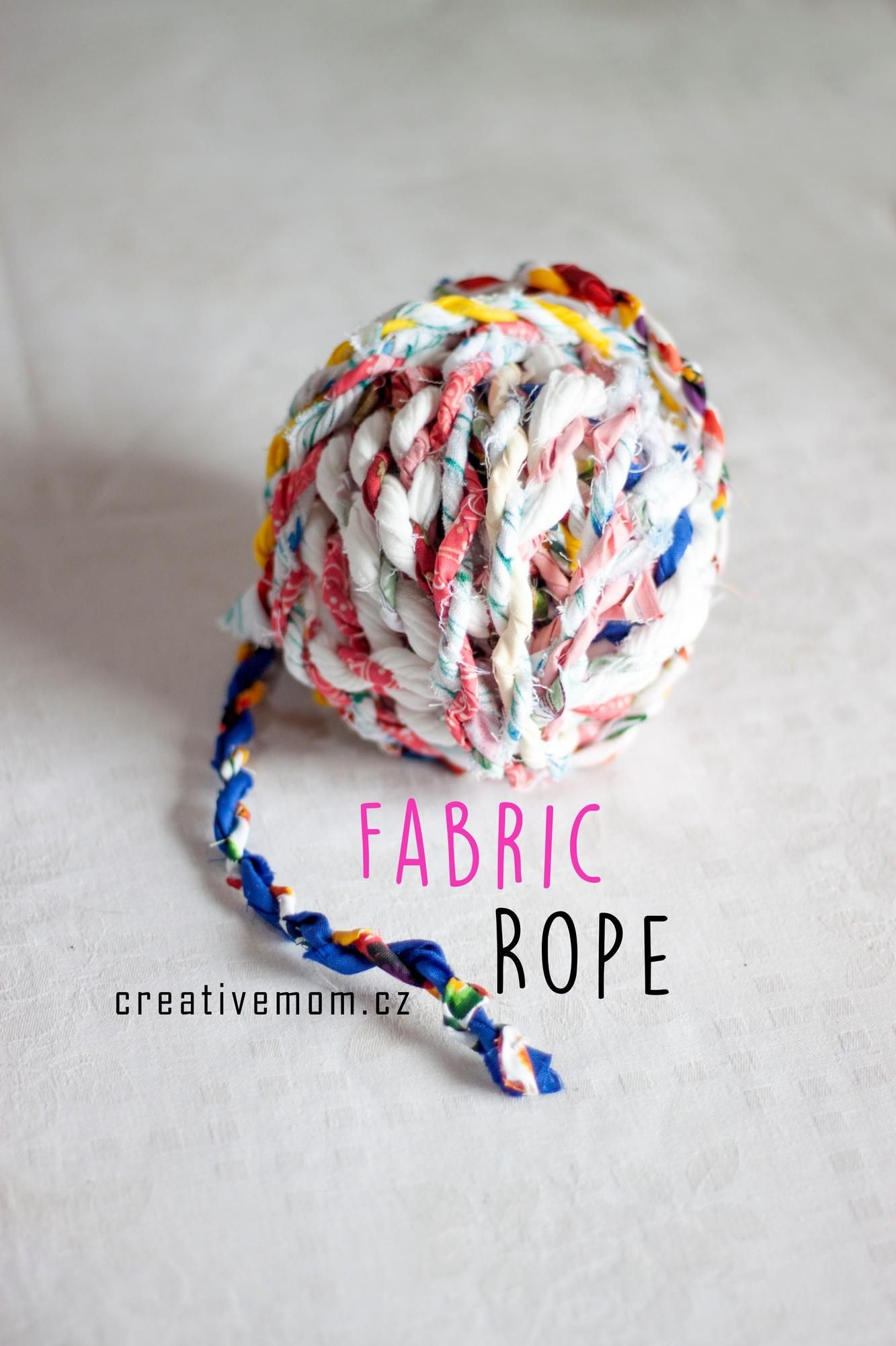 Fabric Scrap Rope : 3 Steps (with Pictures) - Instructables