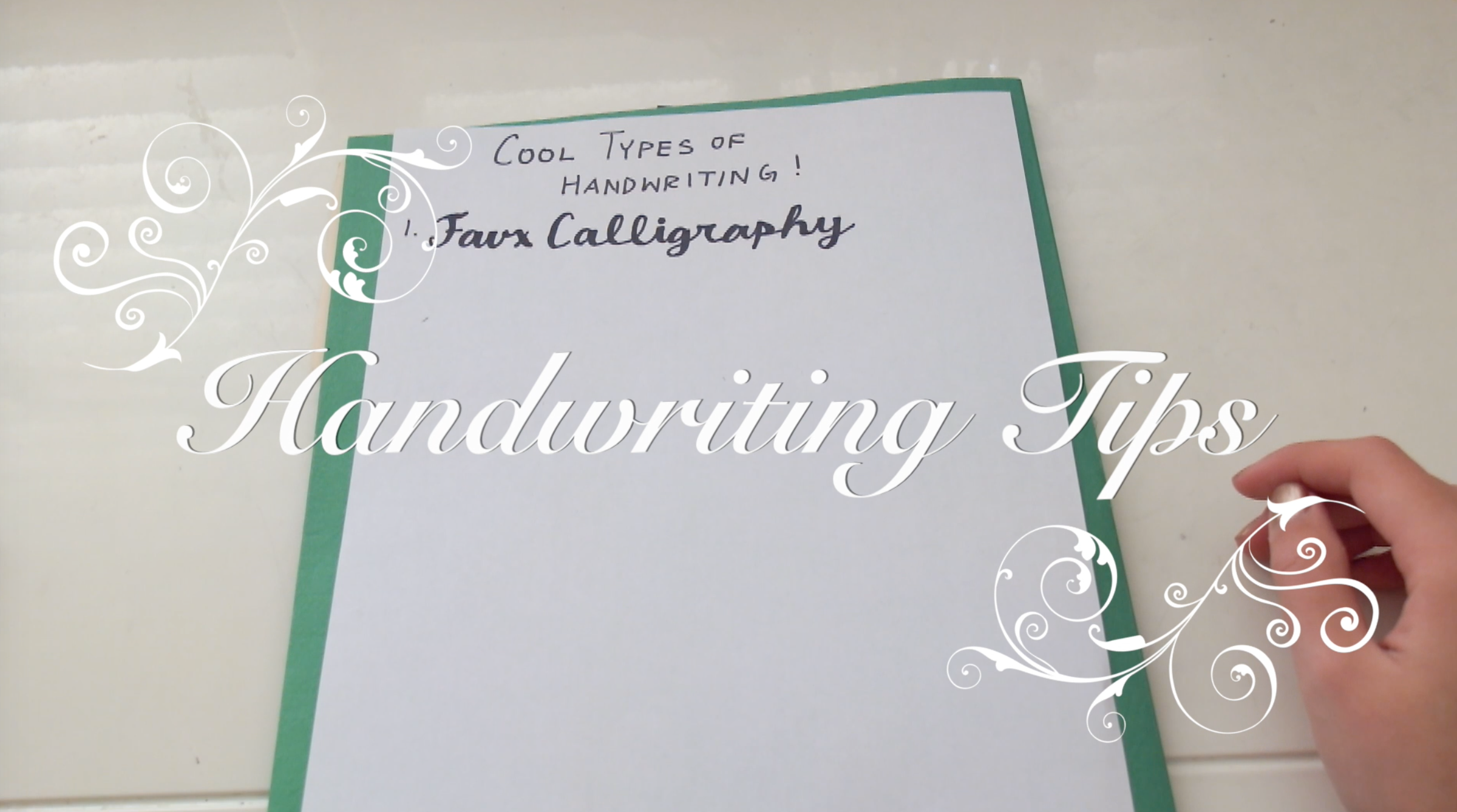 How to Write Handwriting Fonts - Instructables