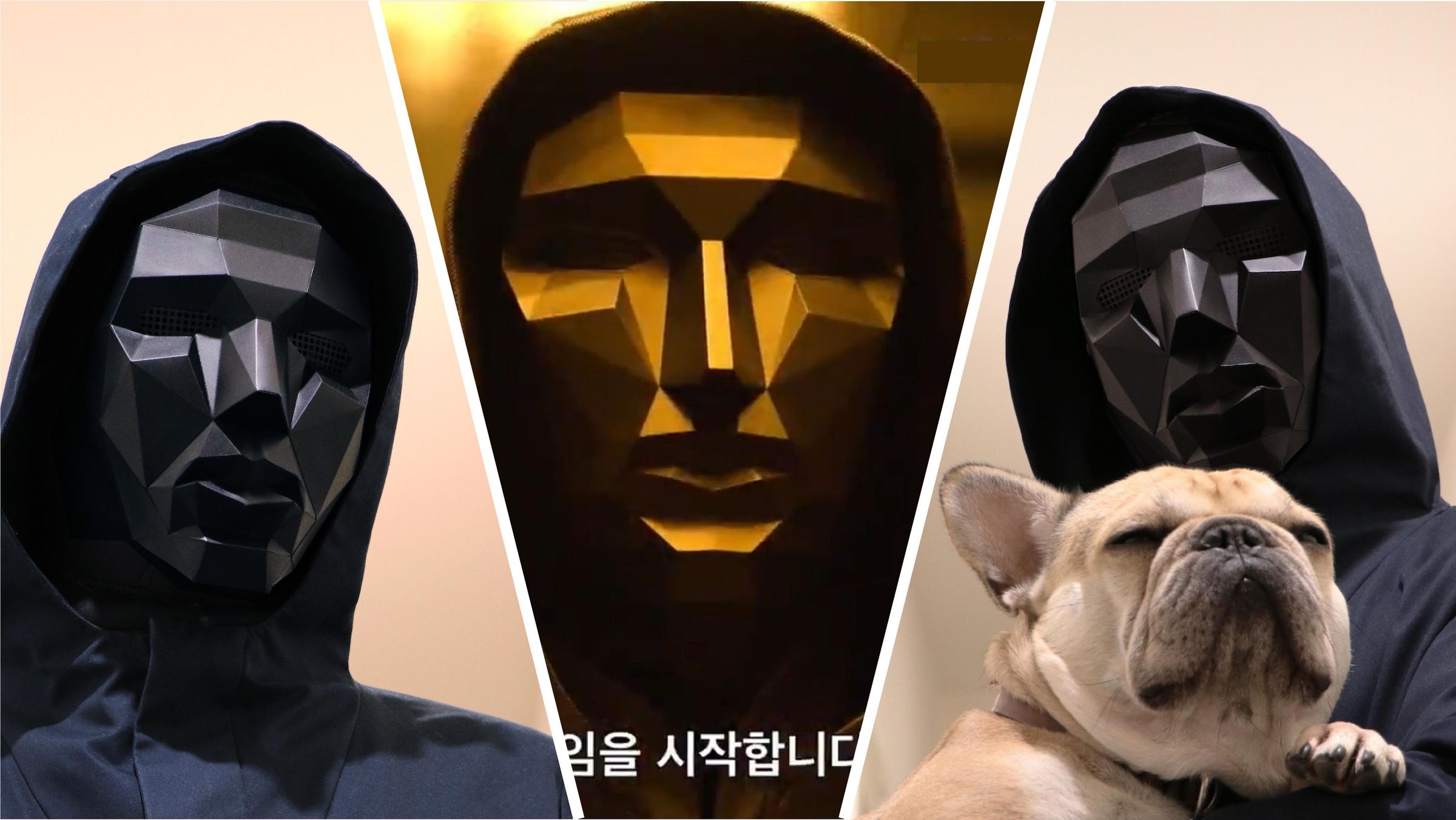 Papercraft Squid Game Frontman Mask for Halloween : 9 Steps (with ...