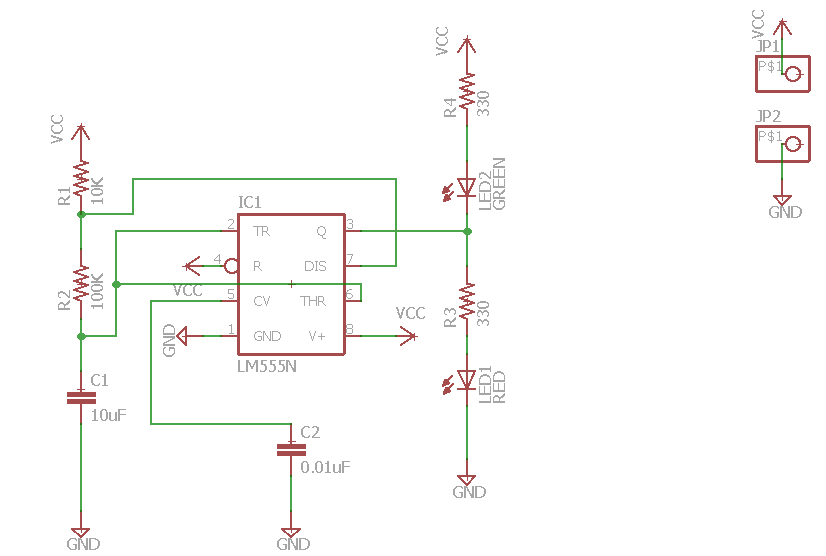 Circuit Planning: Create a Dual Flashing LED Circuit on Protoboard With ...