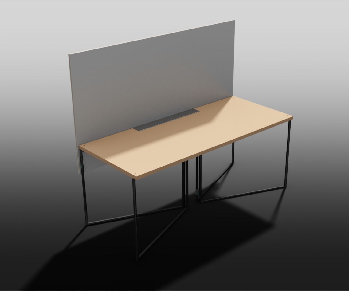 Desk Divider / Exhibition Table (werkplaatsidc) : 8 Steps - Instructables