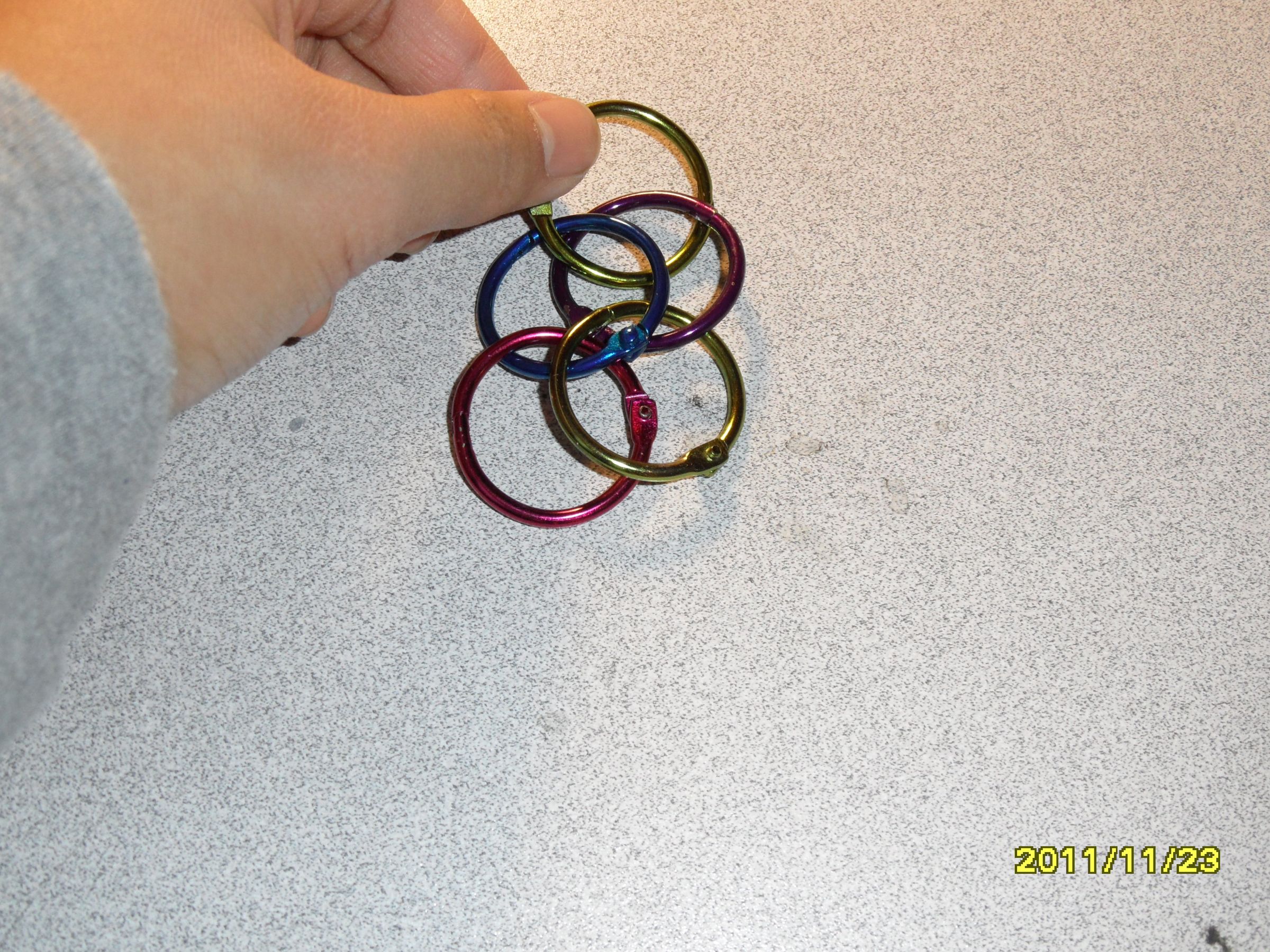 The Tumbling Rings of Antiquity...On Your Office Desk : 4 Steps (with ...