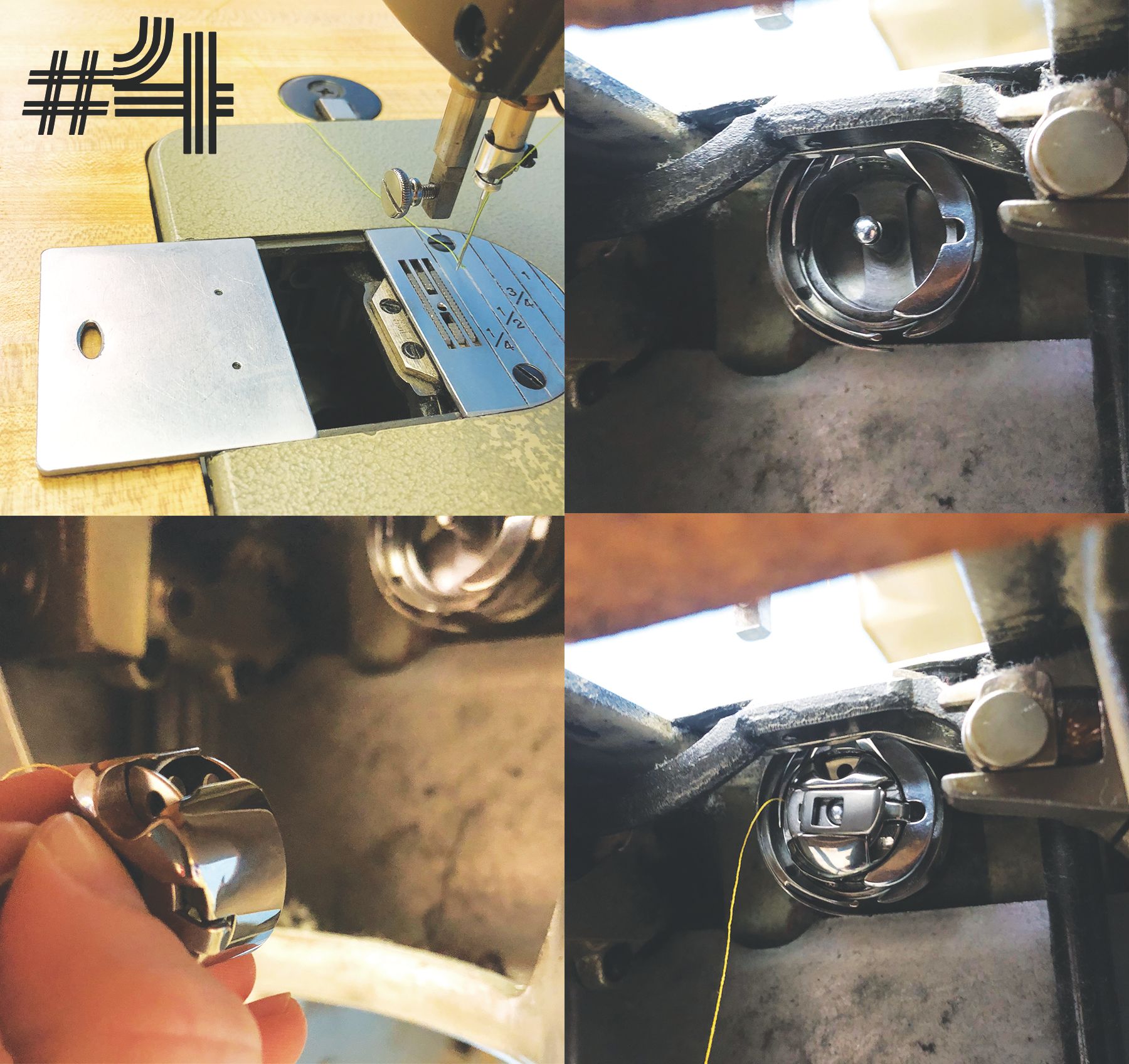 How to Thread a Juki Industrial Sewing Machine : 8 Steps (with Pictures ...