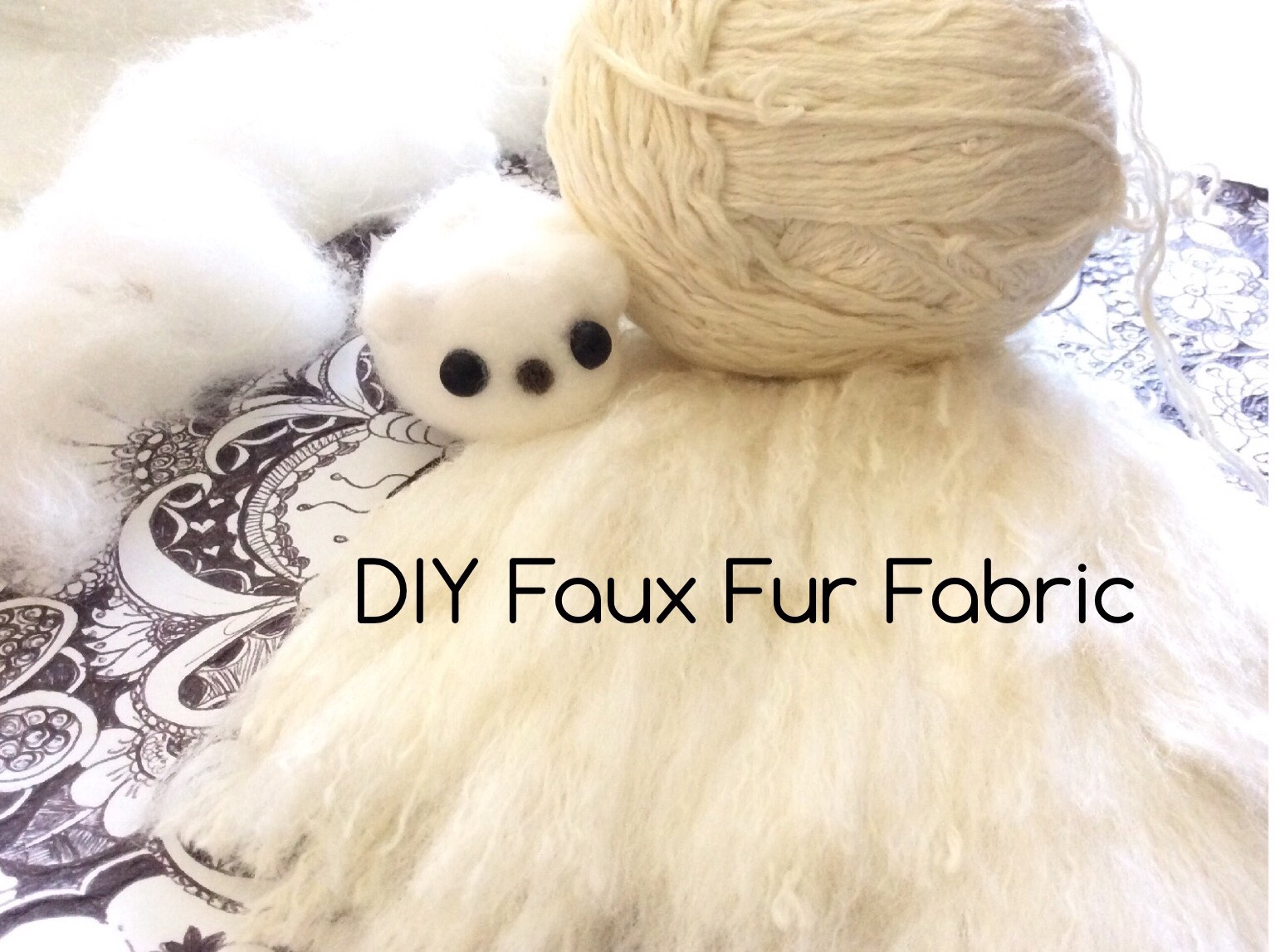 Faux Fur Using Yarn : 4 Steps (with Pictures) - Instructables
