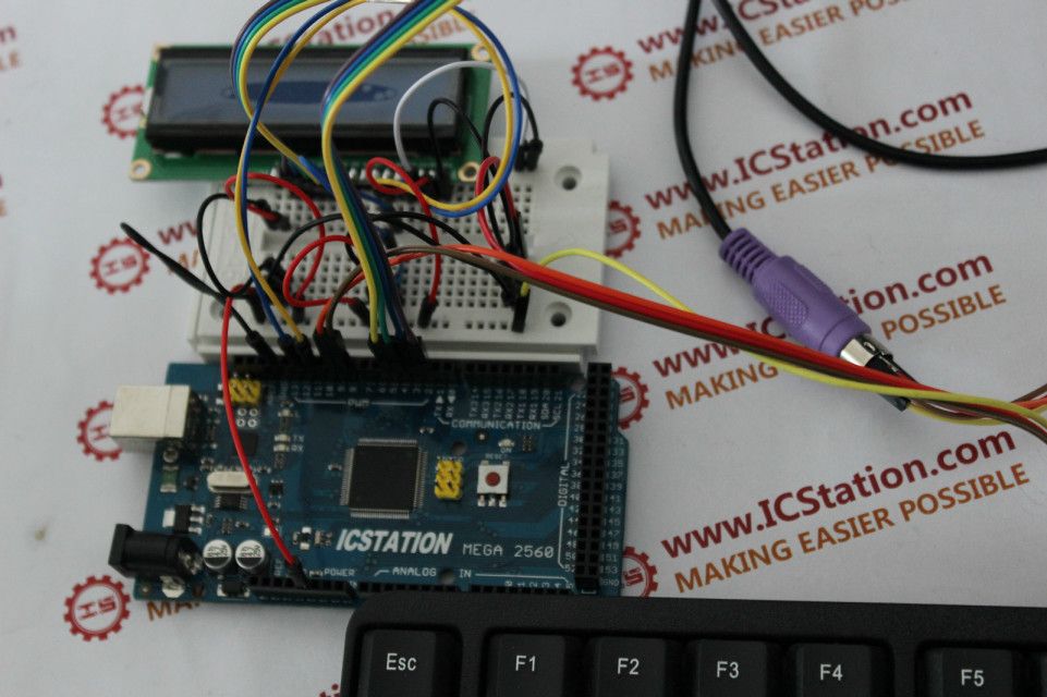 How to Make PS2 Keyboard Read Display System Based on Arduino : 17 ...