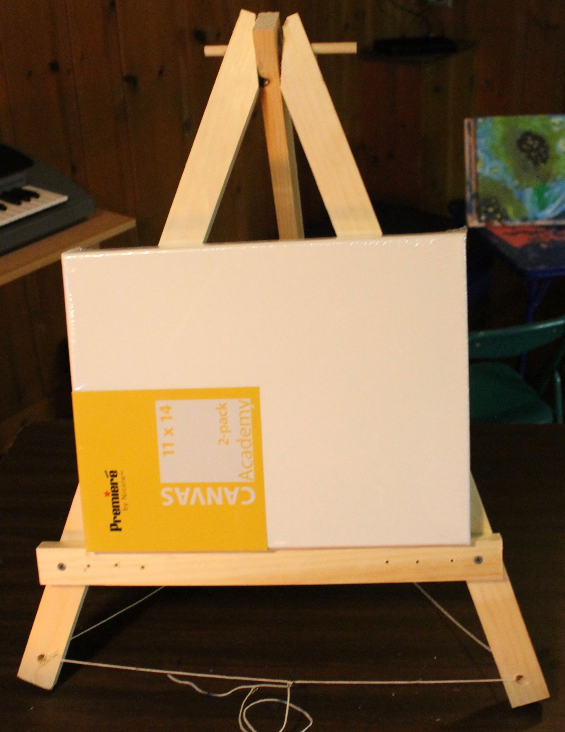 Wood Easel - Simple and Inexpensive : 4 Steps (with Pictures ...
