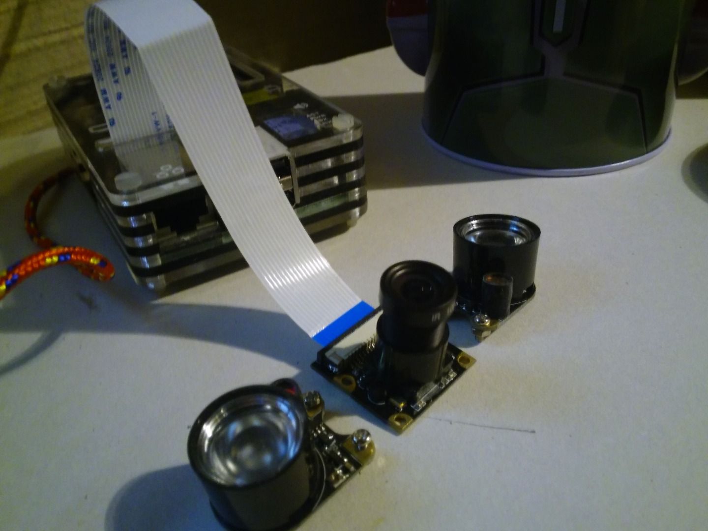 The BoBoBoT 5MP 1080 HD SECURITY Camera Raspberry Pi Security Robot : 8 ...