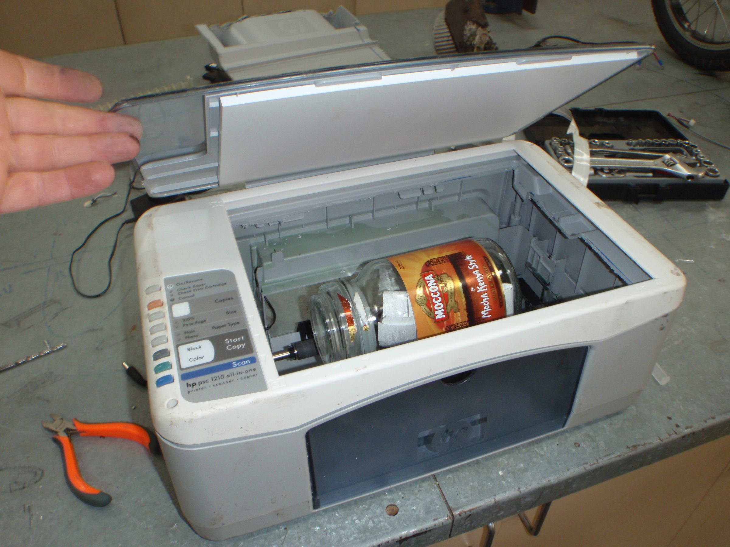 Coin Tumbler Printer Hack : 4 Steps (with Pictures) - Instructables