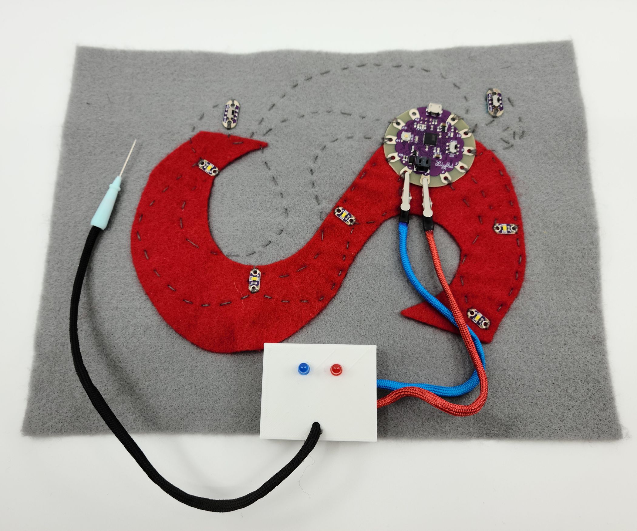 E-Textile Logic Probe - Debugging Tool : 9 Steps (with Pictures ...