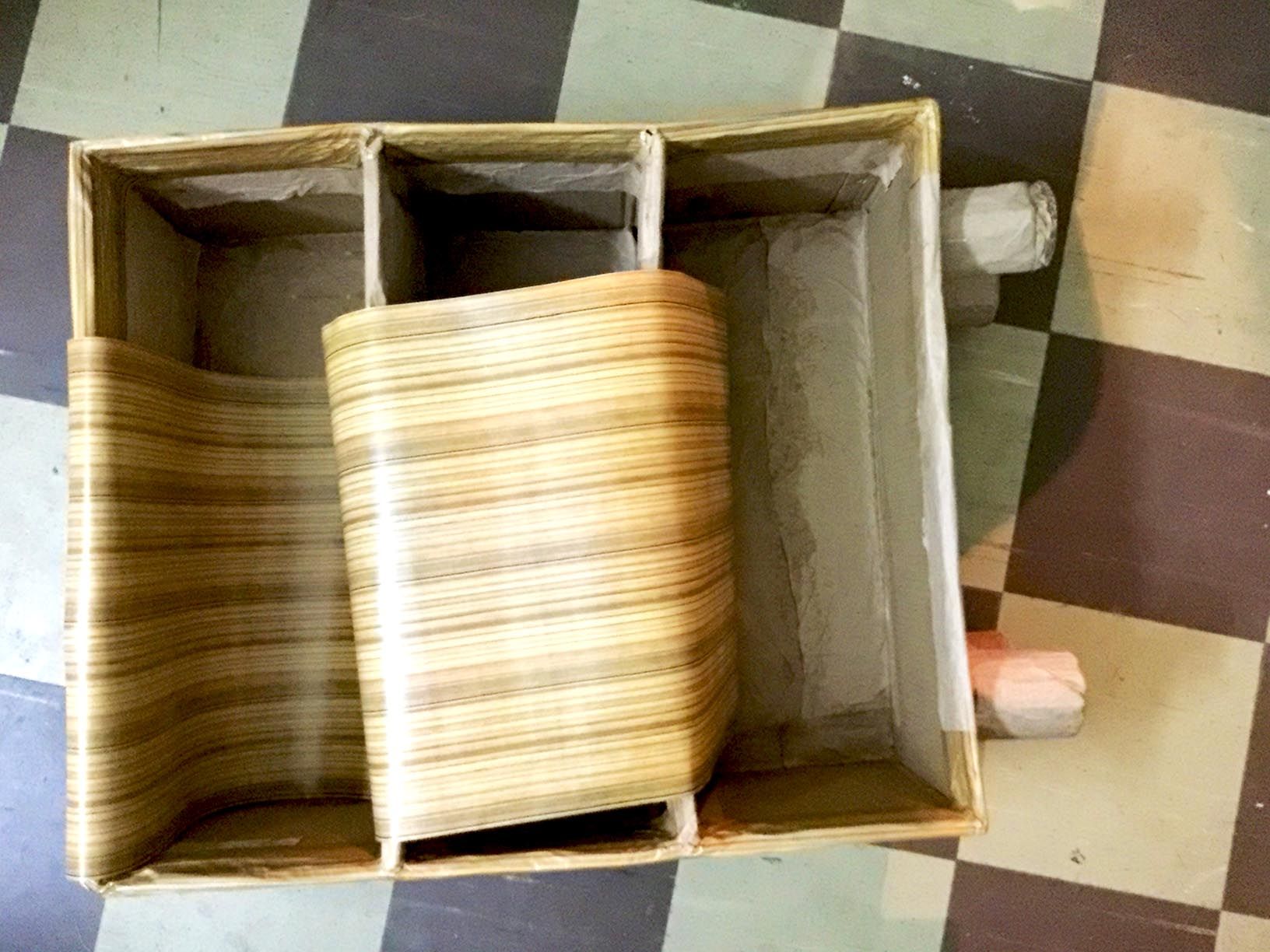 Turn Old Cheap CardBoard Box Into a Useful Premuim Storage Shelf With ...