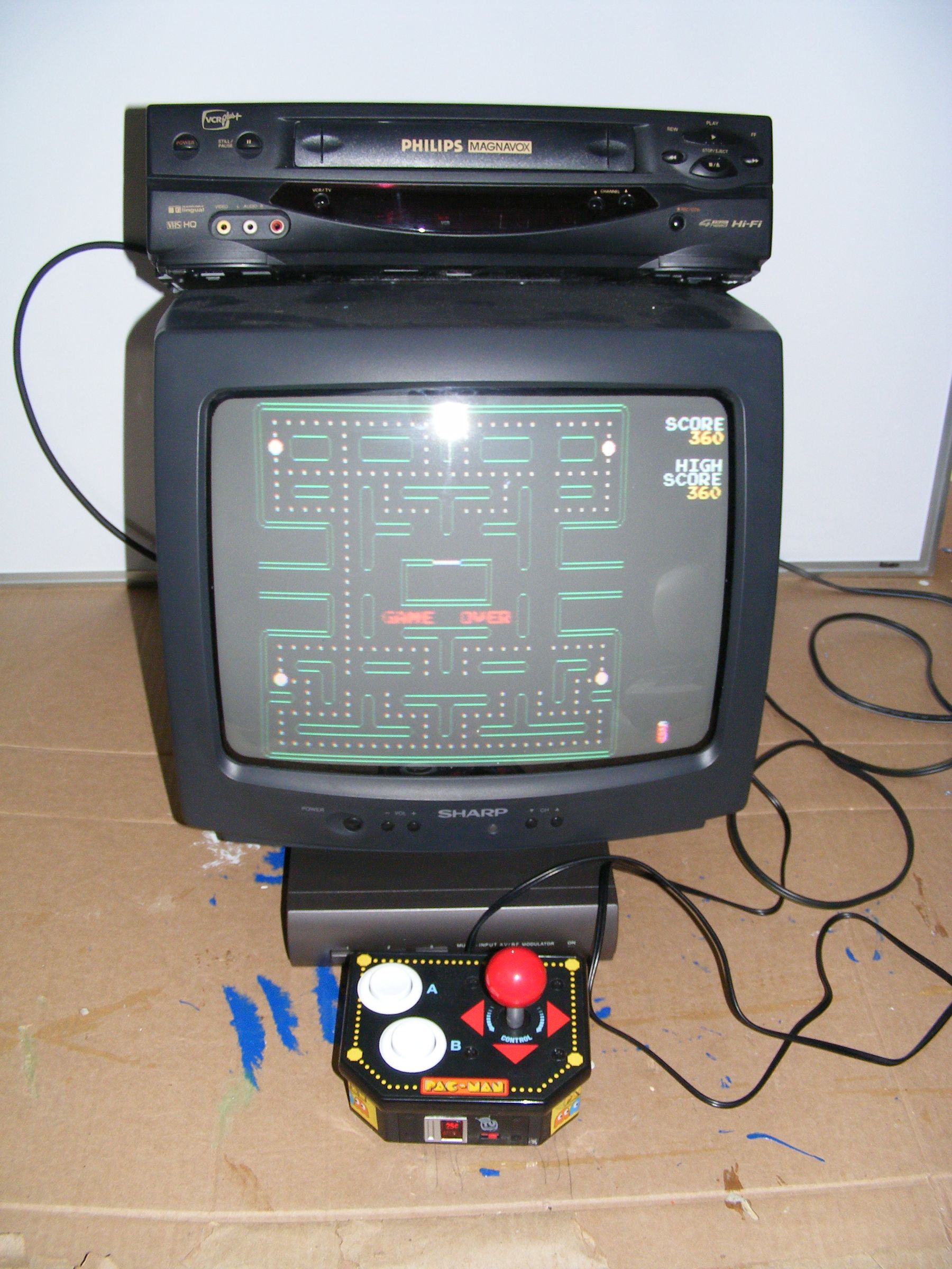 Cardboard Bar Top Arcade Game Console - Lithium Rain Recycled ...