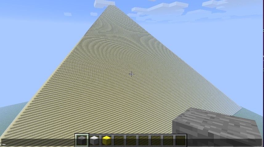 Minecraft How to Build Any Size Pyramid - Instructables