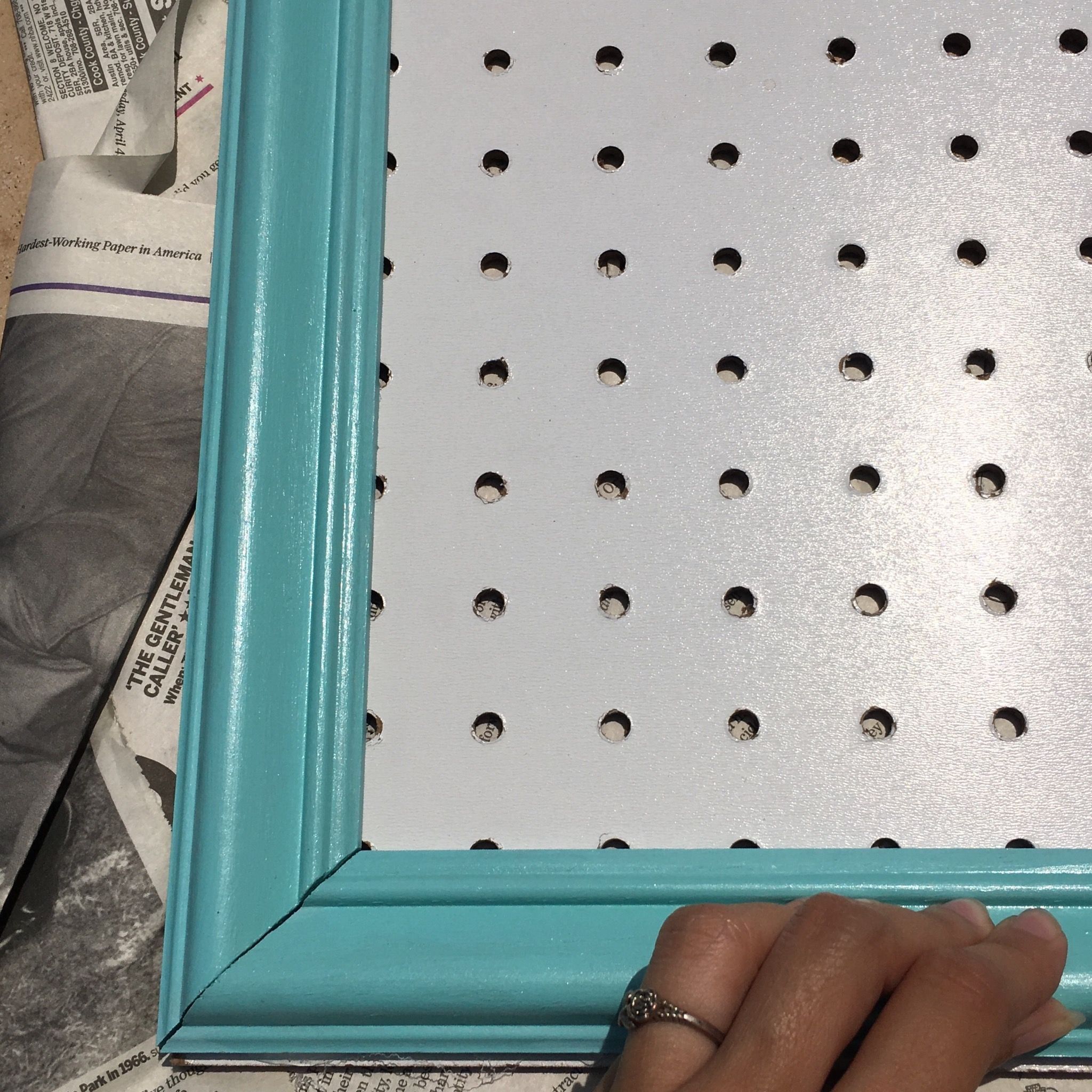 Decorative Pegboard Frame : 6 Steps (with Pictures) - Instructables