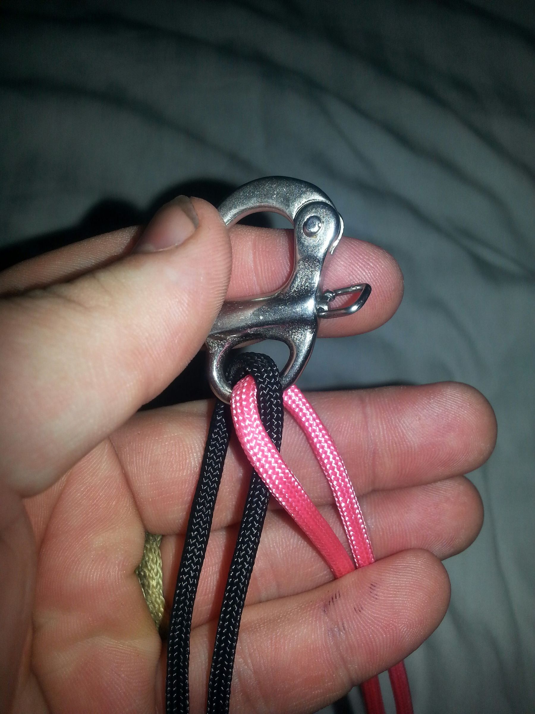 Make a 4 Strand Round Braid Paracord Leash With Hand Loop and ...