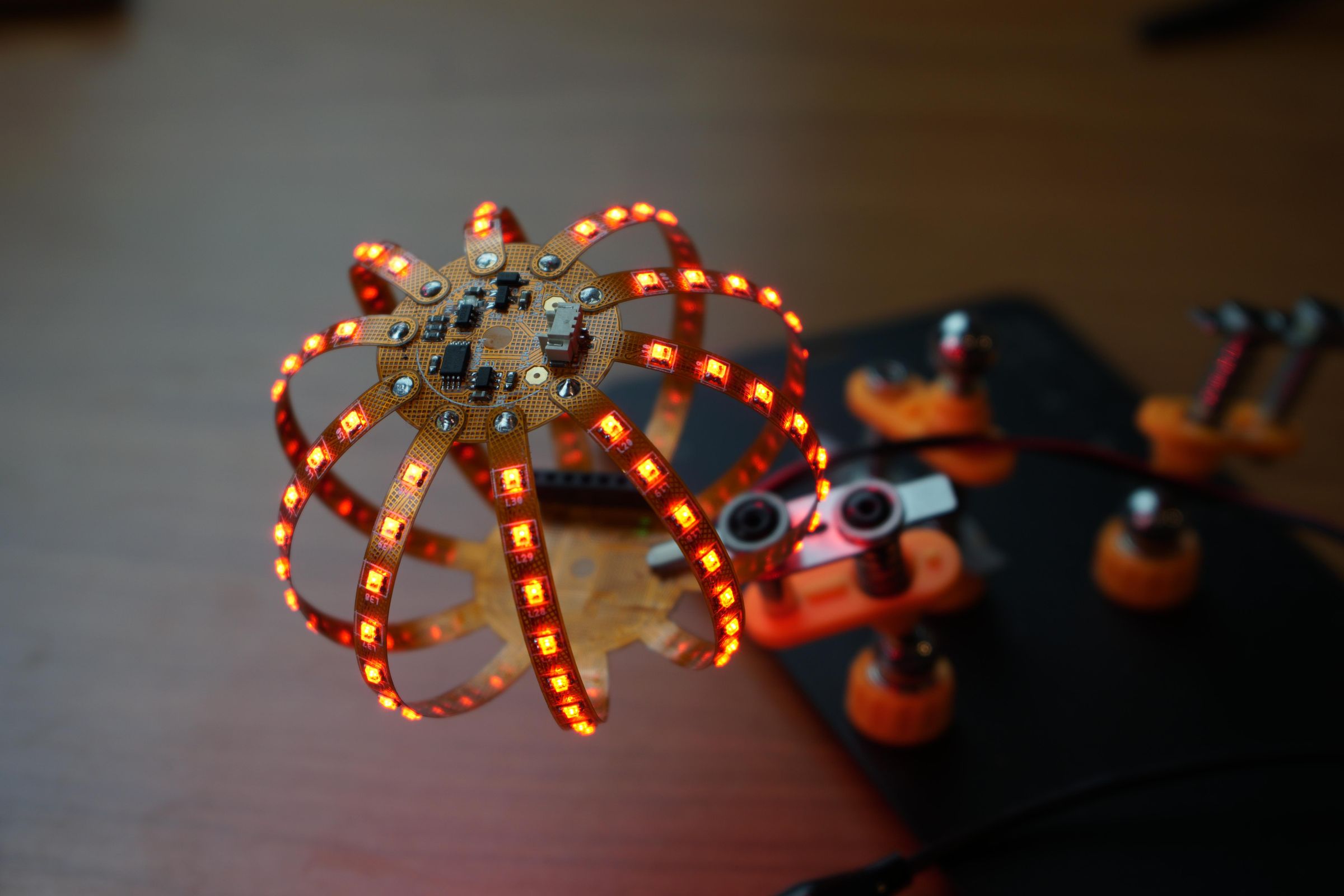 FLEXBALL - a Hundred Pixel Flexible PCB Ball With WiFi : 6 Steps (with ...
