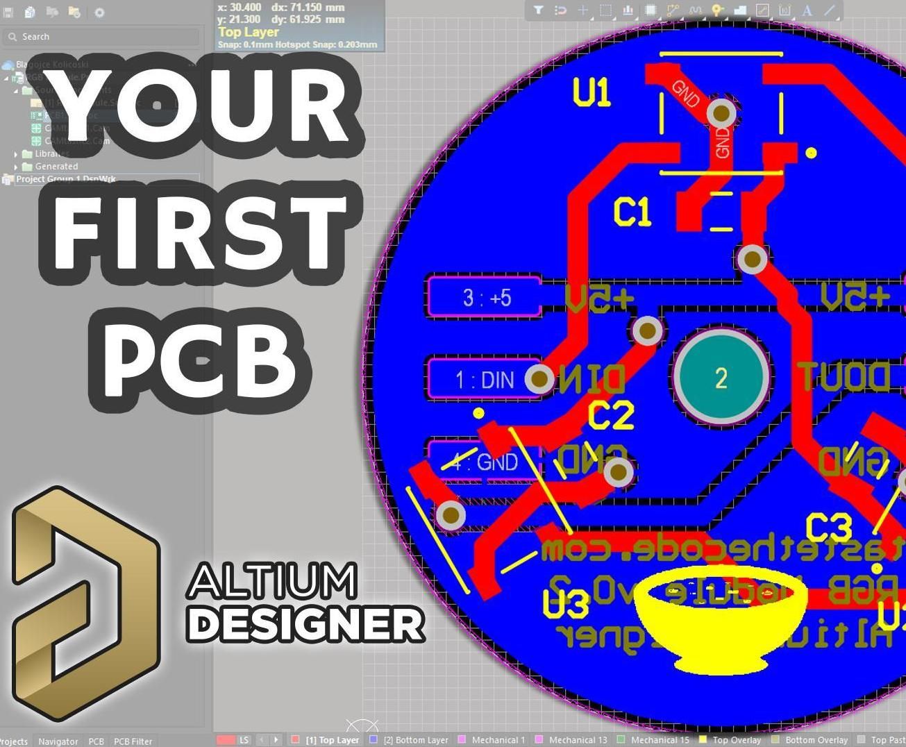 You First PCB With Altium Designer : 8 Steps (with Pictures ...